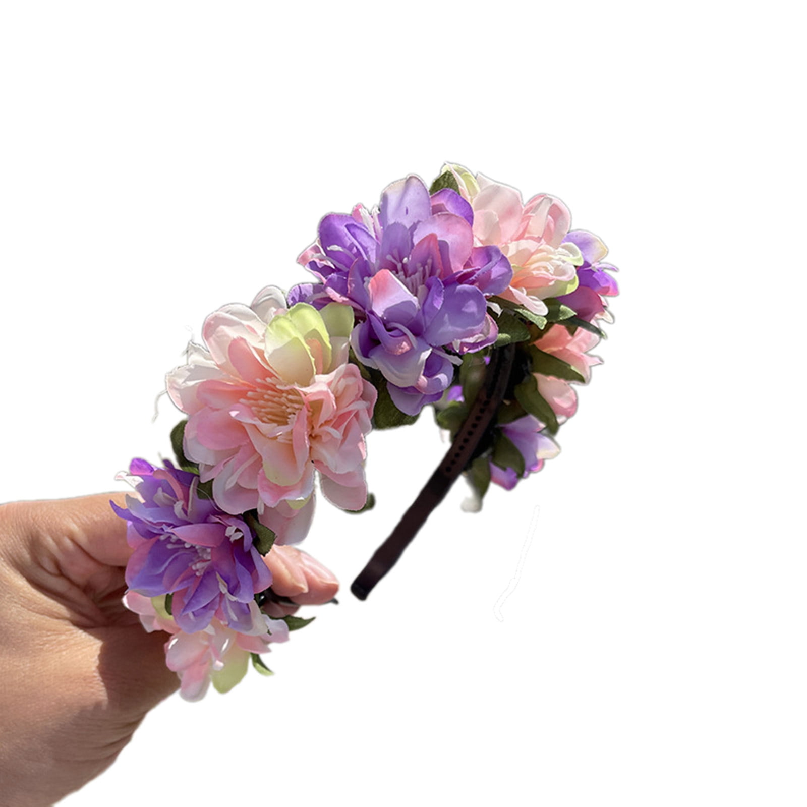 Acahhotxx Hairband, Realistic Flower Shape Headband Spring Camping ...