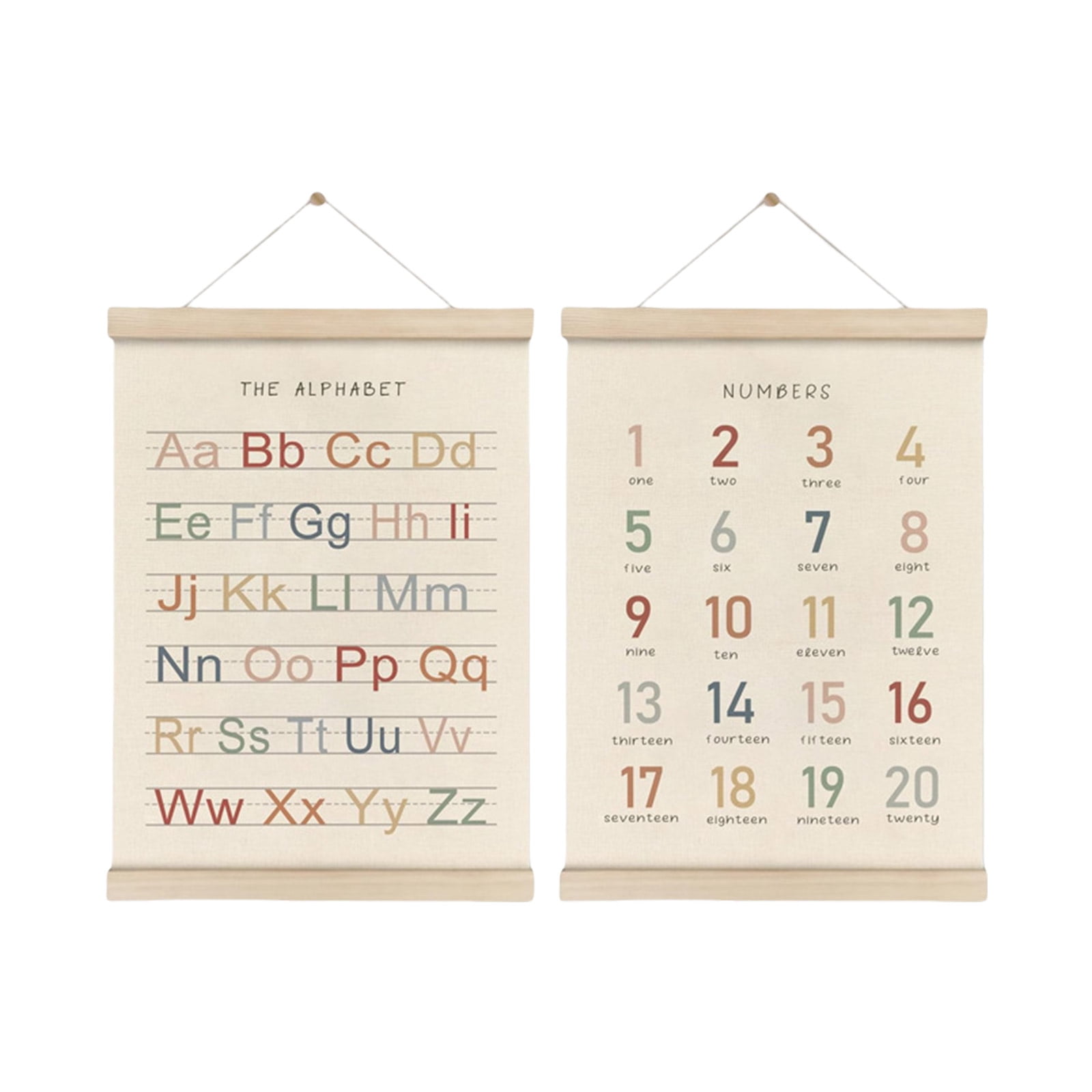Acahhotxx Hanging Poster, Educational Wall Hanging Decors Set of 2 ...
