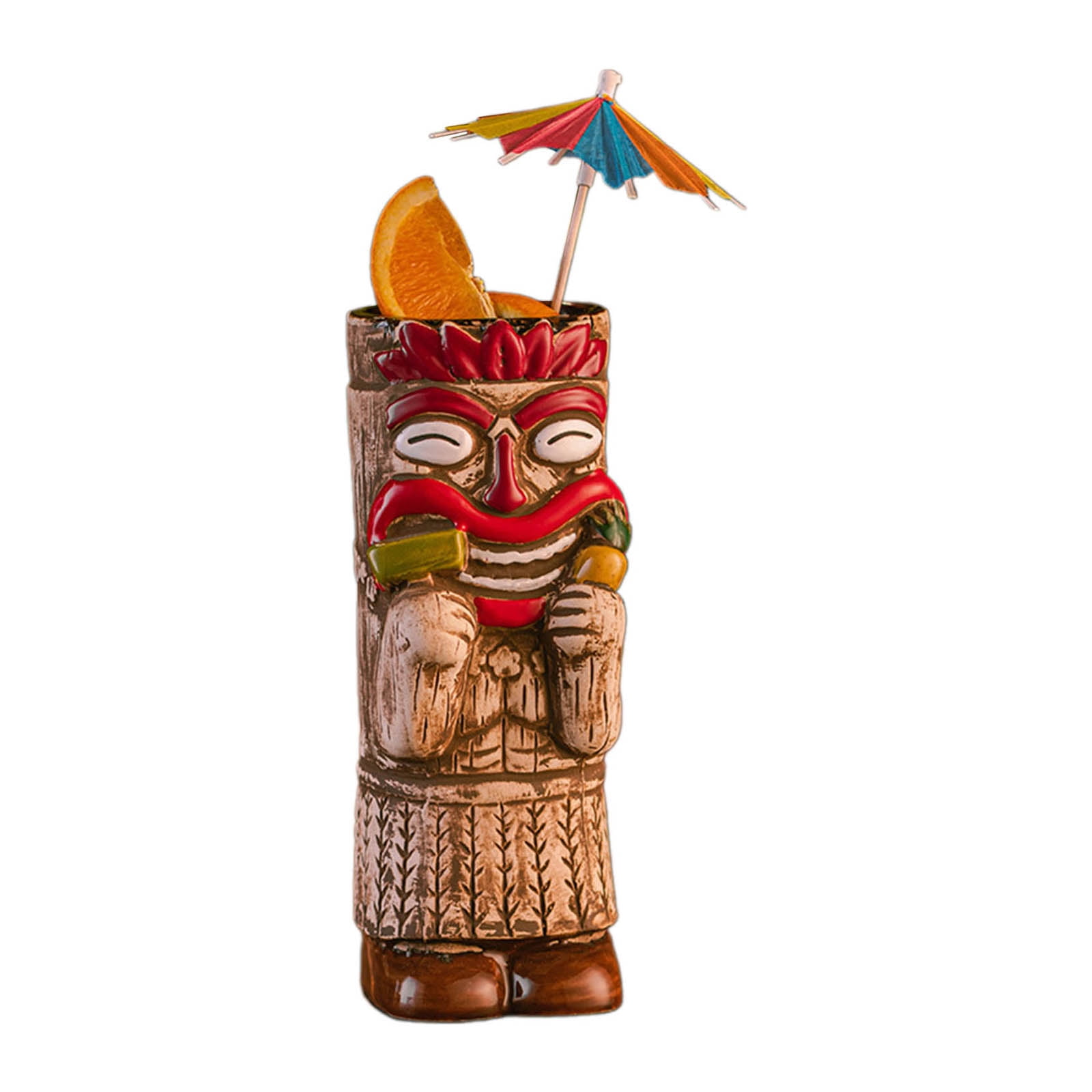 Acahhotxx Hawaiian Tiki Cup, Creative Island Cups Delicate Island Glass ...