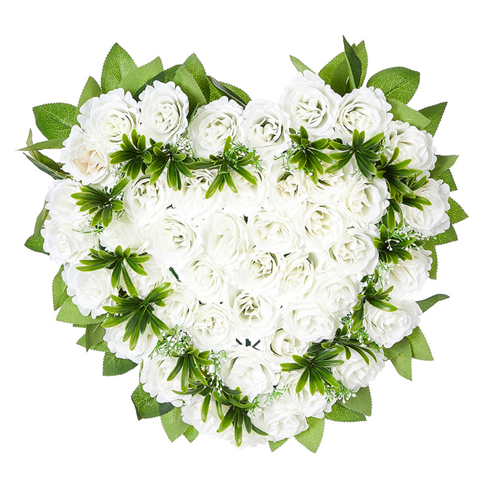 Acahhotxx Heart Shaped Artificial Flower Decorations Photo Props for ...