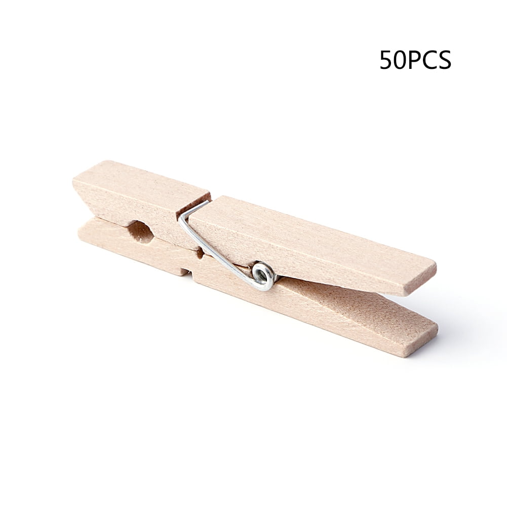 Acahhotxx Jigsaw Puzzle, 50pcs 25-72MM Natural Wooden Clothes Photo ...