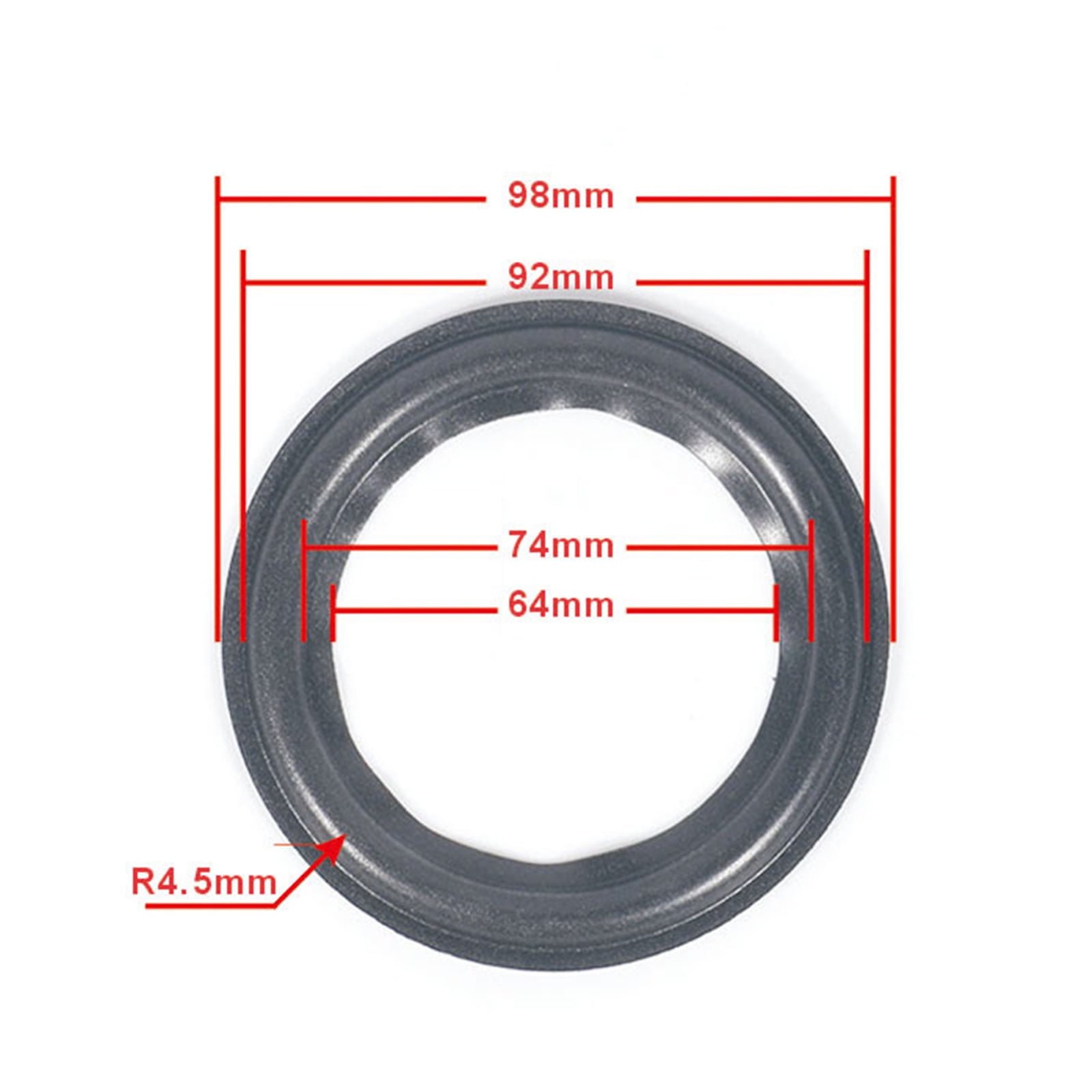 Acahhotxx Loundspeaker Rings, 4/5/6.5/8/10/12inch Foam Surround ...