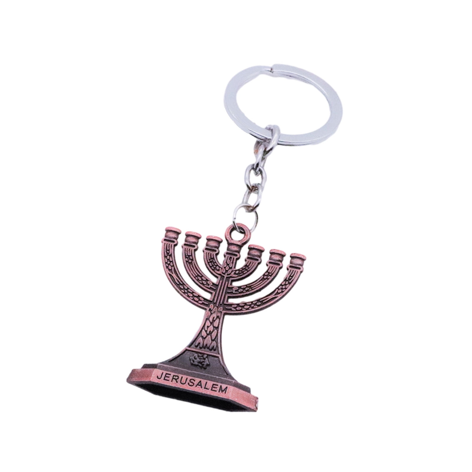 Acahhotxx Menorah Keychain, Keychain for Hanukkah Celebration Alloy ...