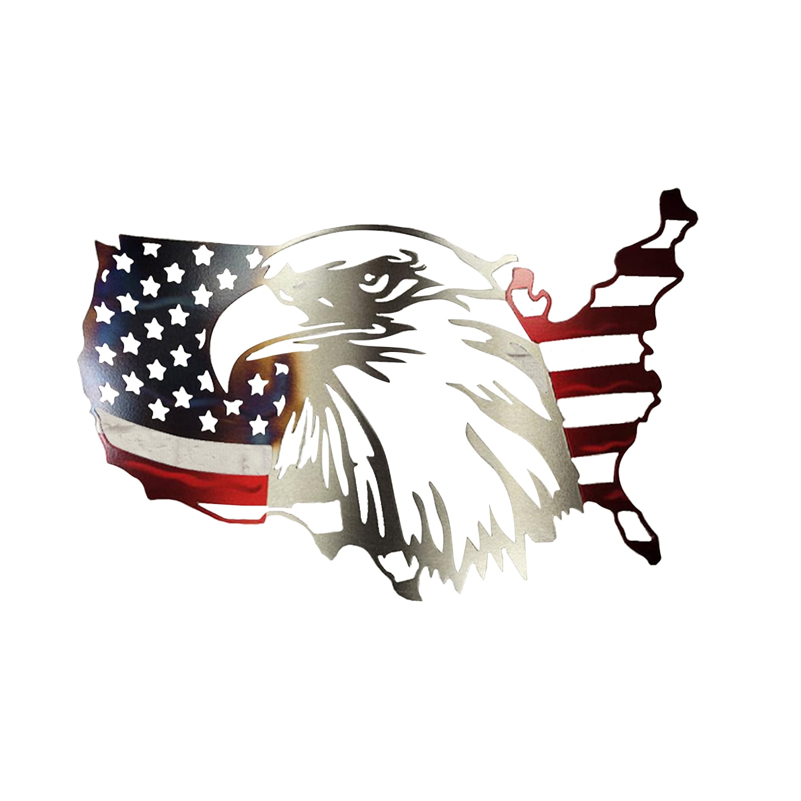 Acahhotxx Metal Flags Sign Patriotics Hangings Art Decorative Iron ...
