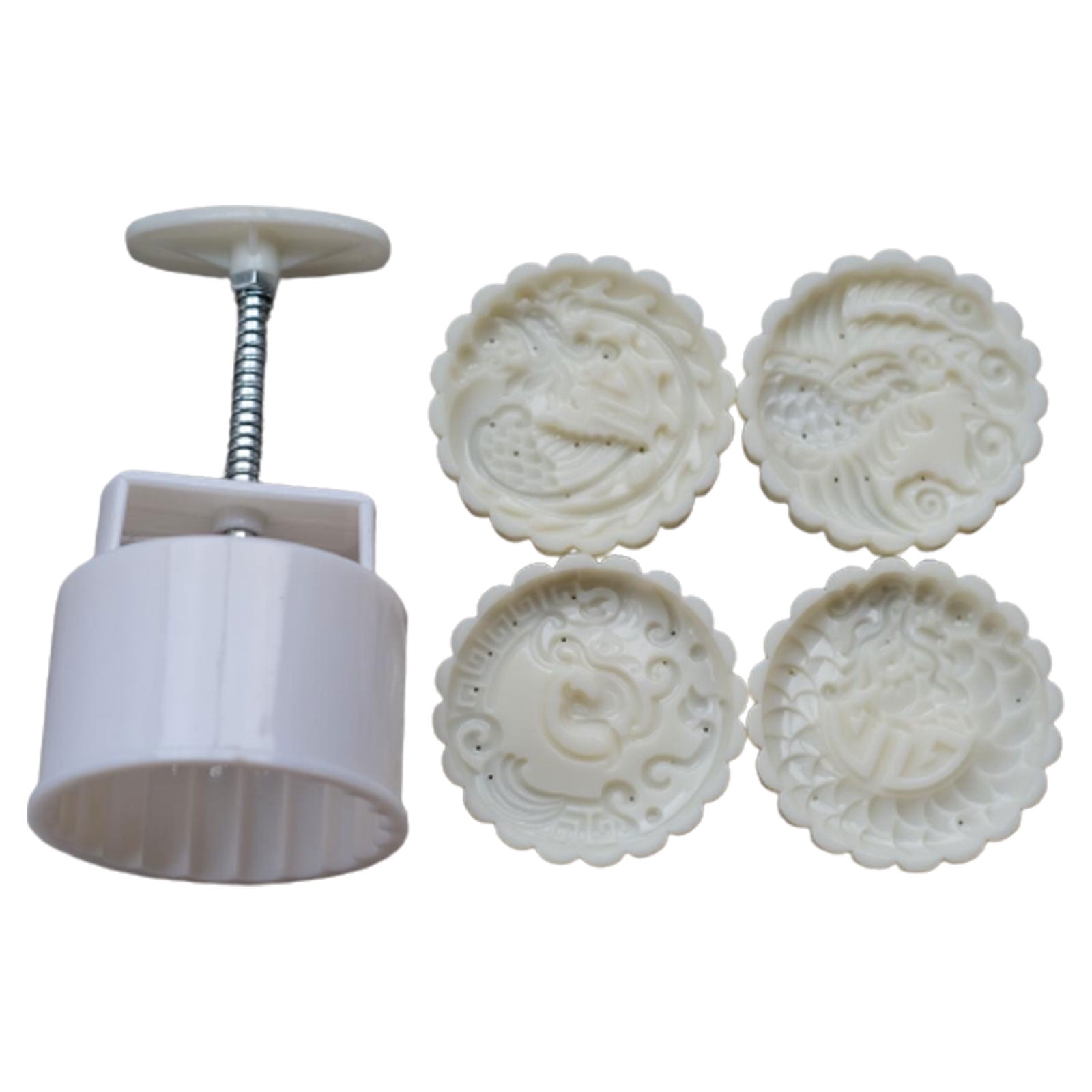 Acahhotxx Mooncake, Mold Traditional Cake Making Tool for MidAutumn ...