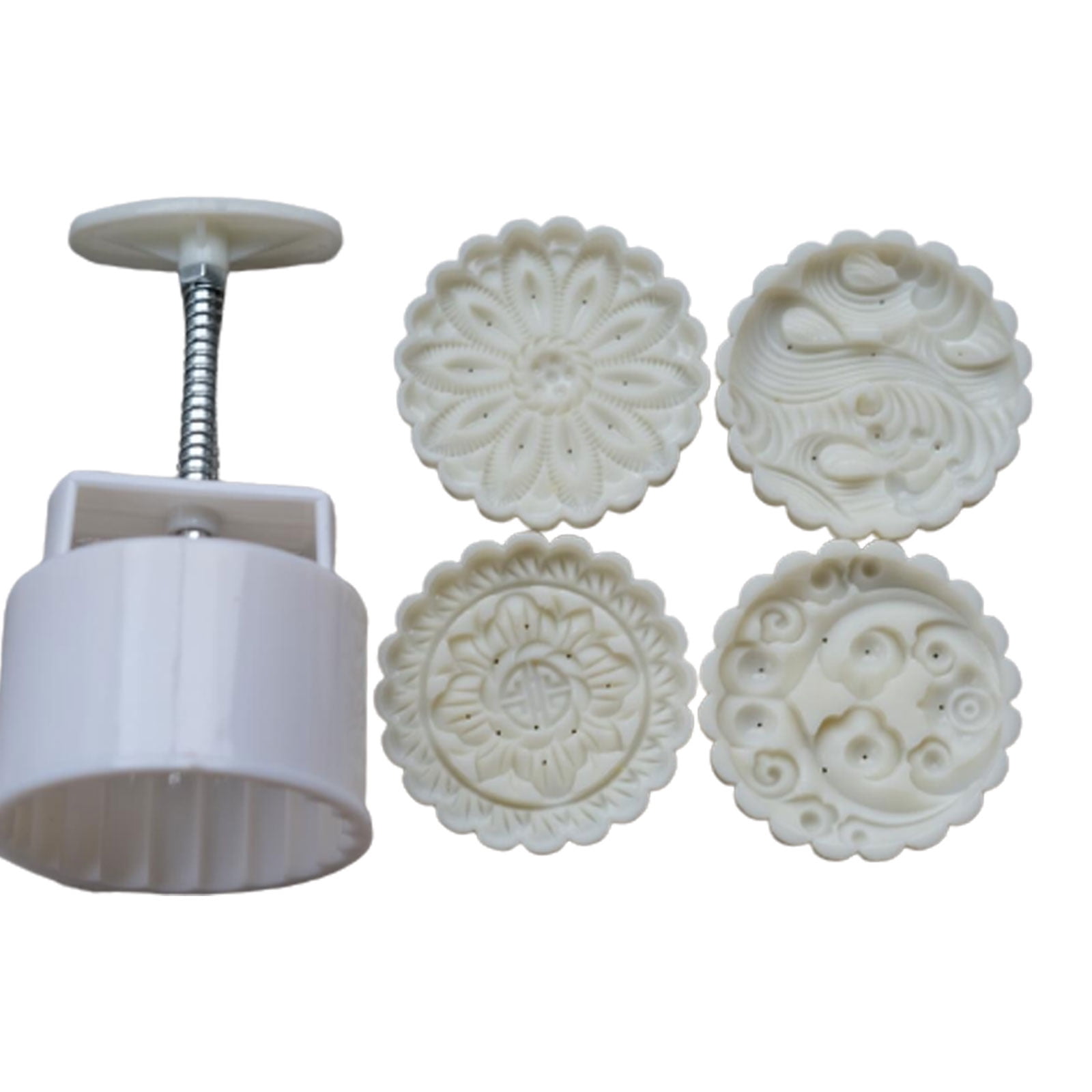 Acahhotxx Mooncake, Mold Traditional Cake Making Tool for MidAutumn ...