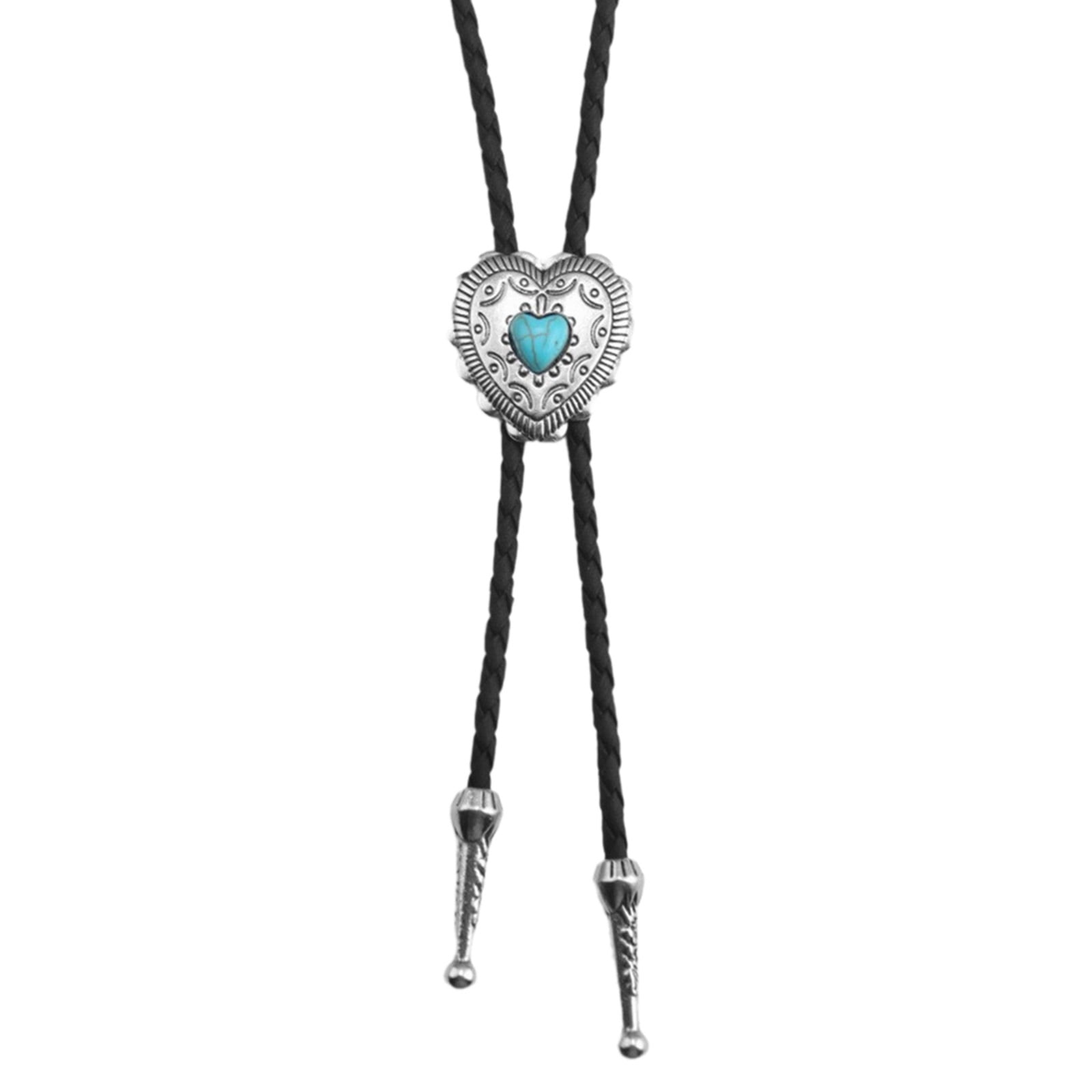 Acahhotxx Necklace Lariat, Vintage Western Lariat Tie Heart Necktie ...