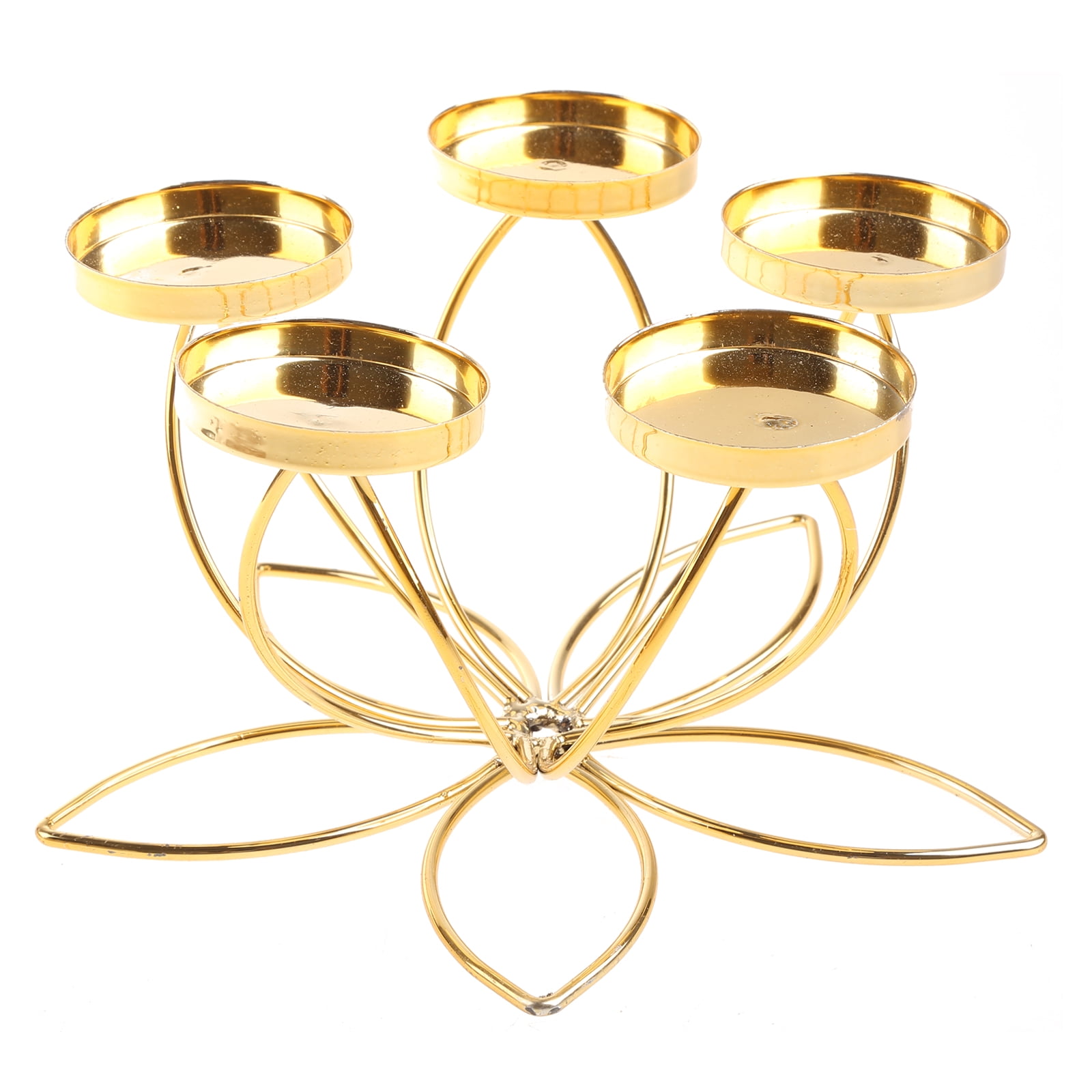 Acahhotxx Nordic Wrought Iron Candlestick Candlelight Dinner Props ...