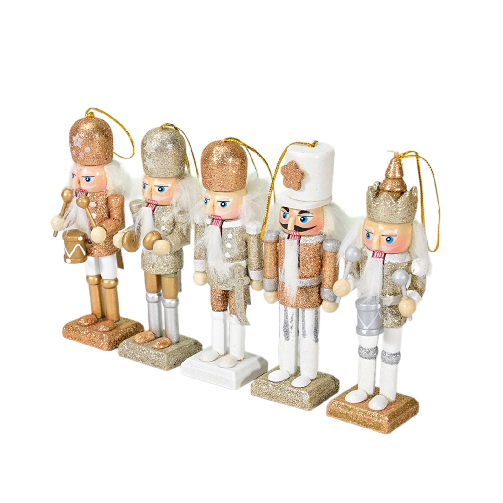 Acahhotxx Nutcracker Figurine, Elegant Nutcrackers Figurine Decors Eye ...