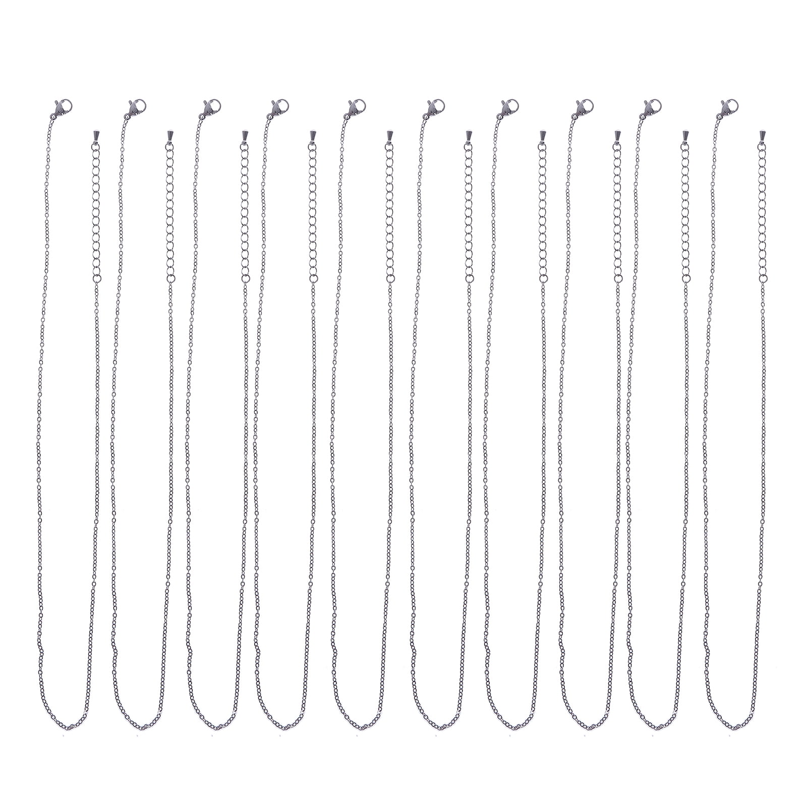 Acahhotxx O Chain, Unique Stainless Steel 0 Chain Necklace Portable ...