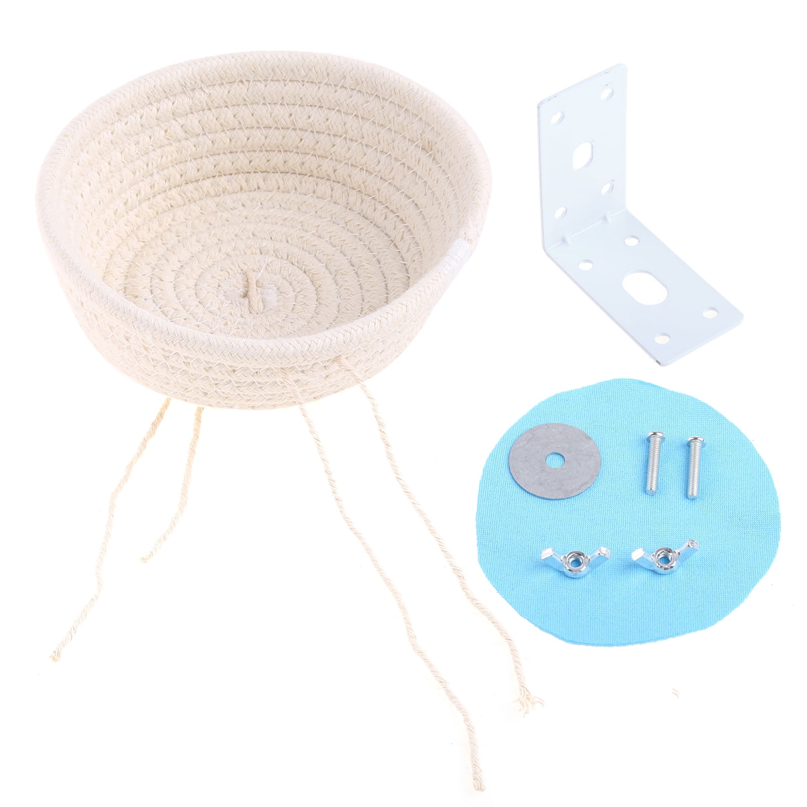 Acahhotxx Parrot Nest, Bird Nest for Cage Handmade Cotton Rope Breeding ...