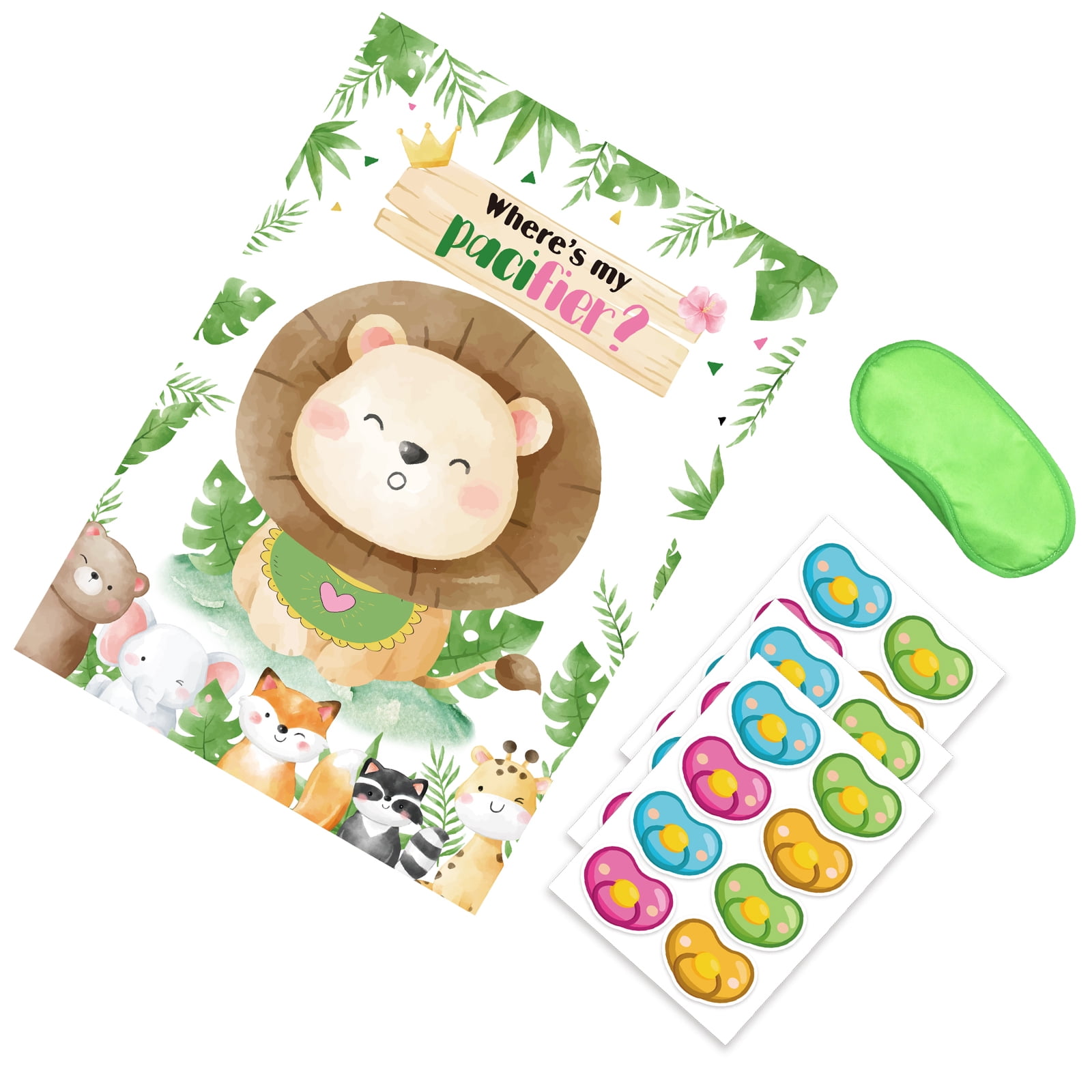 Acahhotxx Party Game Pin with 24 Stickers Birthday Party Supplies ...