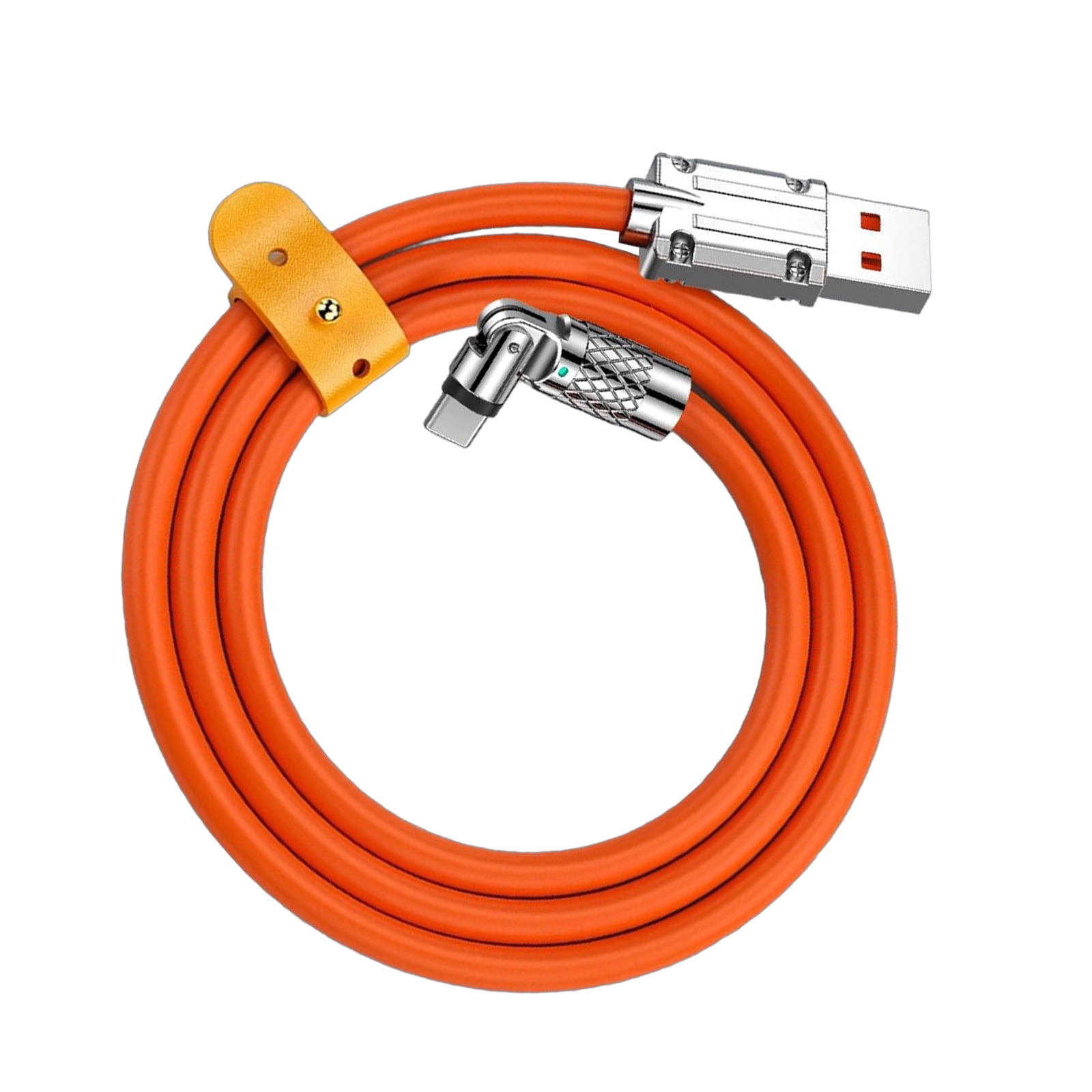 Acahhotxx Power Cable, USB C Cable 180+360 Degree Rotation USB to USB C ...