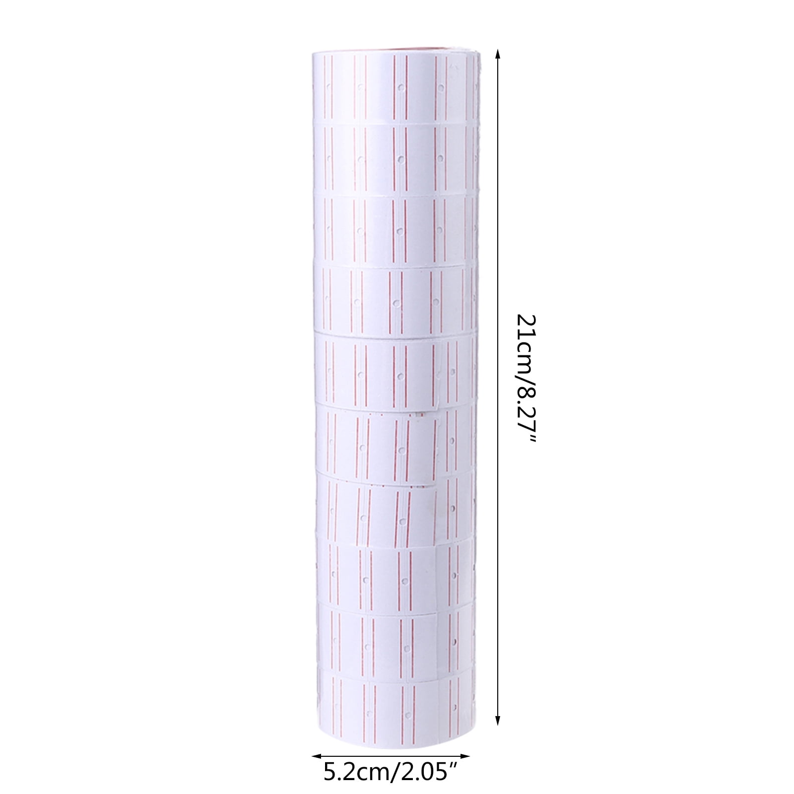 Acahhotxx Price Label Tag Roll, 10 Roll Label Single Row for MX-5500 ...