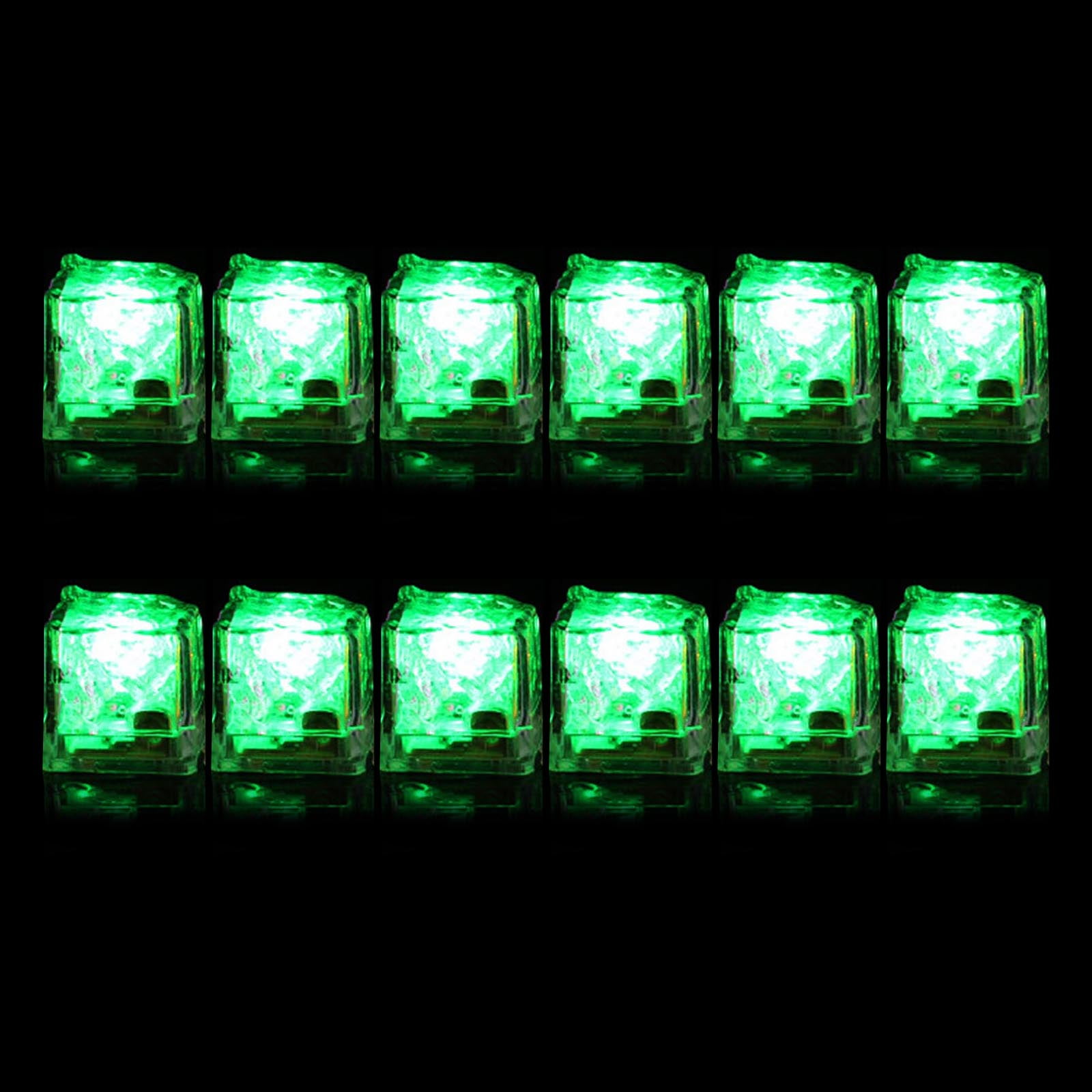 Acahhotxx Shiny Ice Cube, Ice Cubes For Drinks Drinking Lights 7 ...