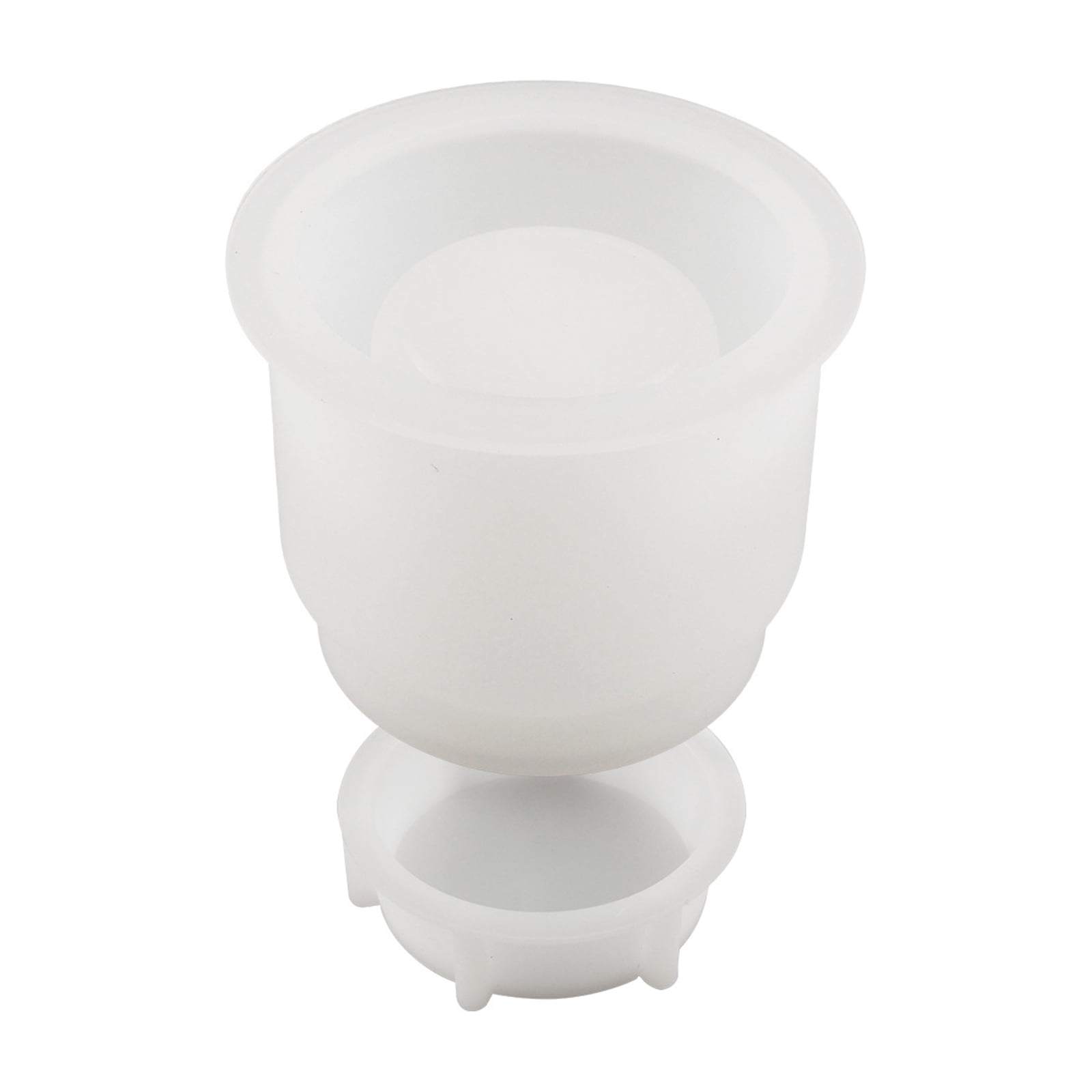 Acahhotxx Soft Molds, Large Silicone Mold Resin Jar Moulds with Lid for ...