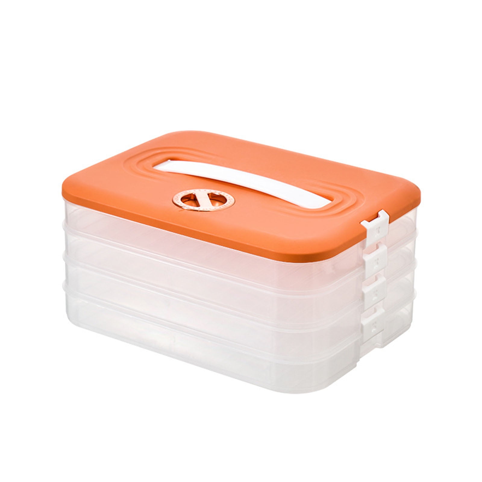 Acahhotxx Storage Organizer, Multilayer Cookie Carriers with Lid and ...