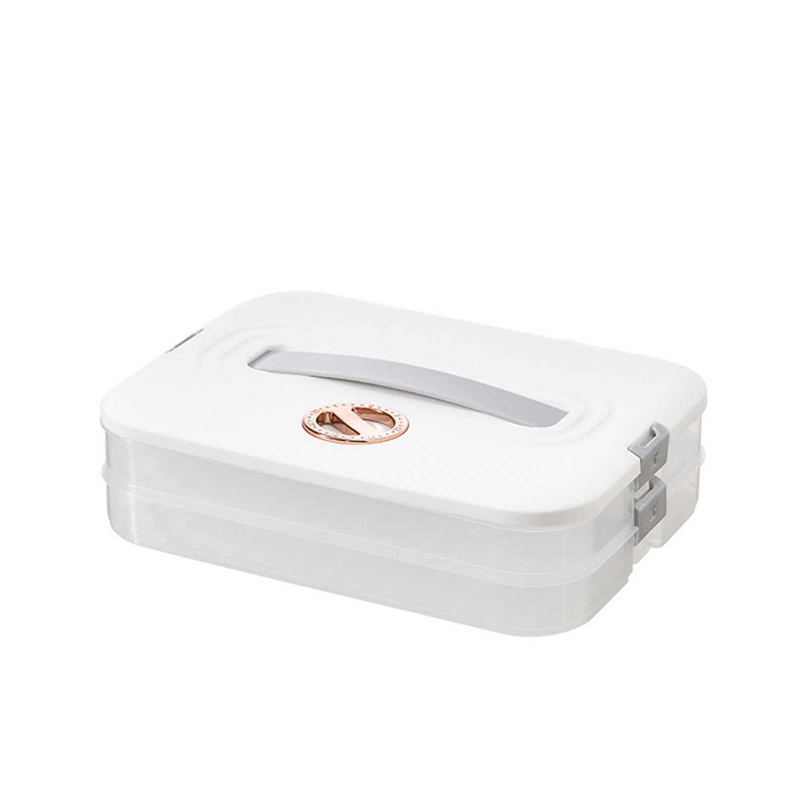Acahhotxx Storage Organizer, Multilayer Cookie Carriers with Lid and ...
