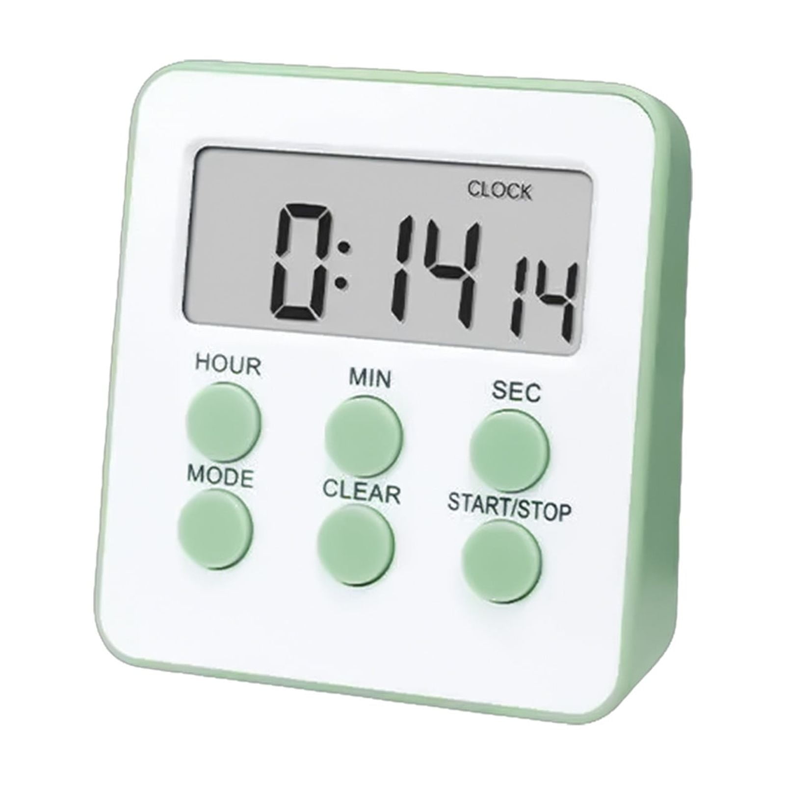 Acahhotxx Timer Clock, with Loud Alarm and LED Display Multifunctional ...