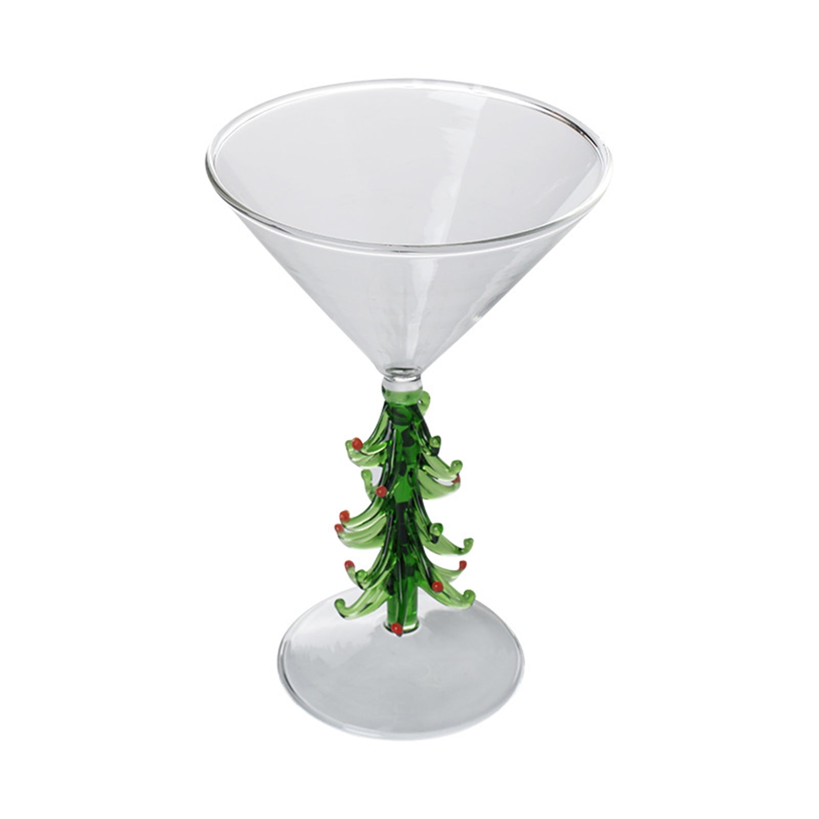 Acahhotxx Unique Christmas Tree Shaped Glass For Cocktails Martinis ...