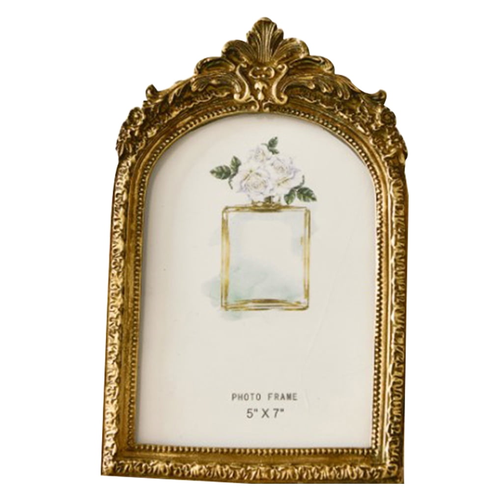 Acahhotxx Wall Hangings, Elegant Retro Photo Frame Vintage Royal Photo ...