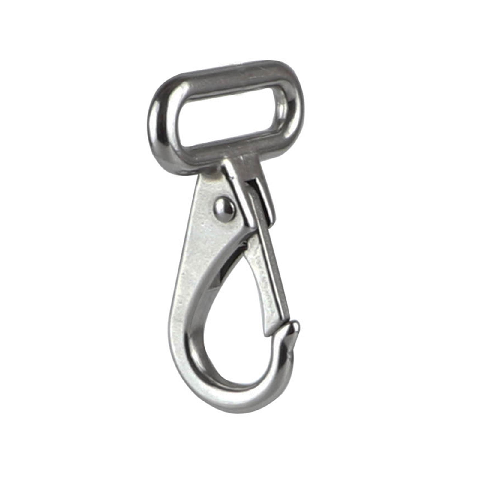 Acahhotxx Webbing Hooks, Metal Clasps Lanyard Hook with Keys Rings ...