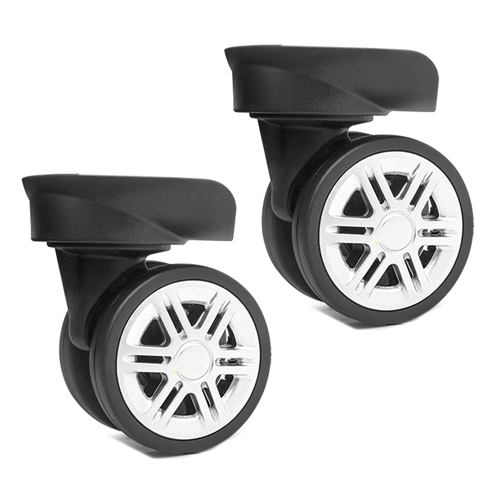 Acahhotxx Wheel, 1Pair Luggage Wheels Suitcase Replacement Wheel Roller ...