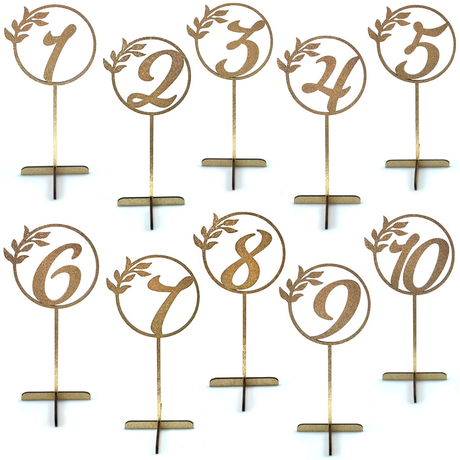 Acahhotxx Wood Table Numbers 1-310 for Wedding Reception Parties, Event ...