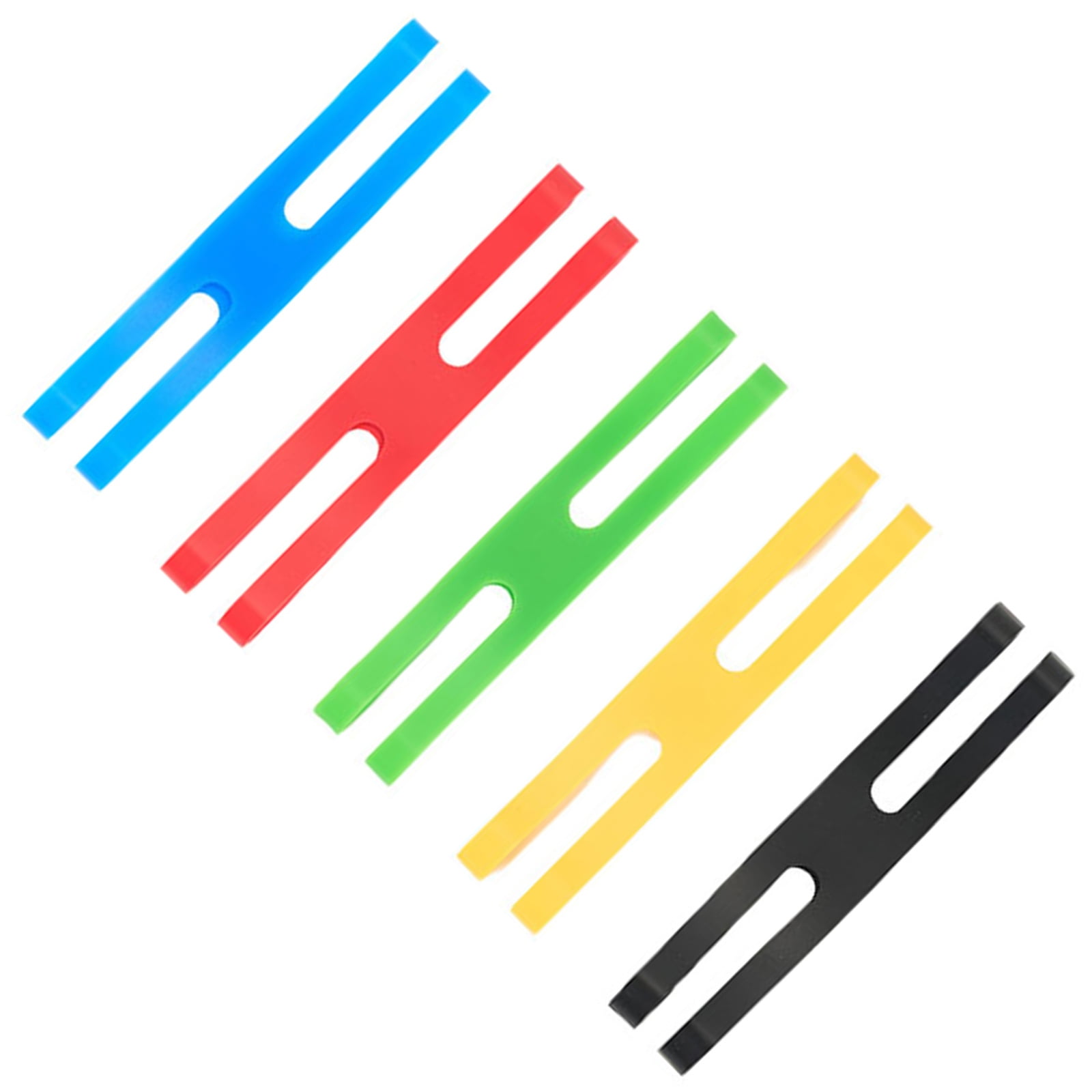 Acahhotxx Wrapping Bands, 5Pcs Bands Silicone Rubber Bands Assorted ...