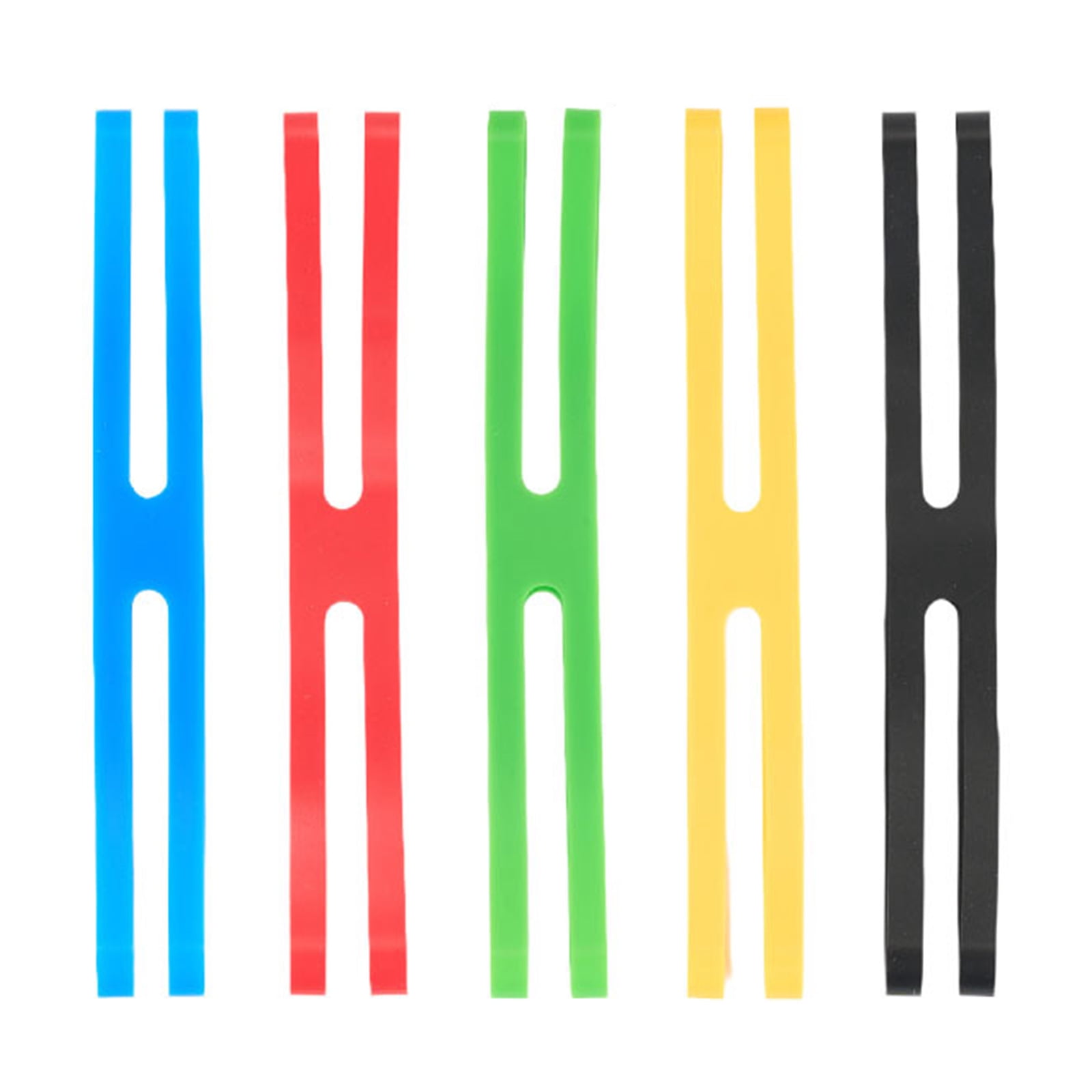 Acahhotxx Wrapping Bands, 5Pcs Bands Silicone Rubber Bands Assorted ...