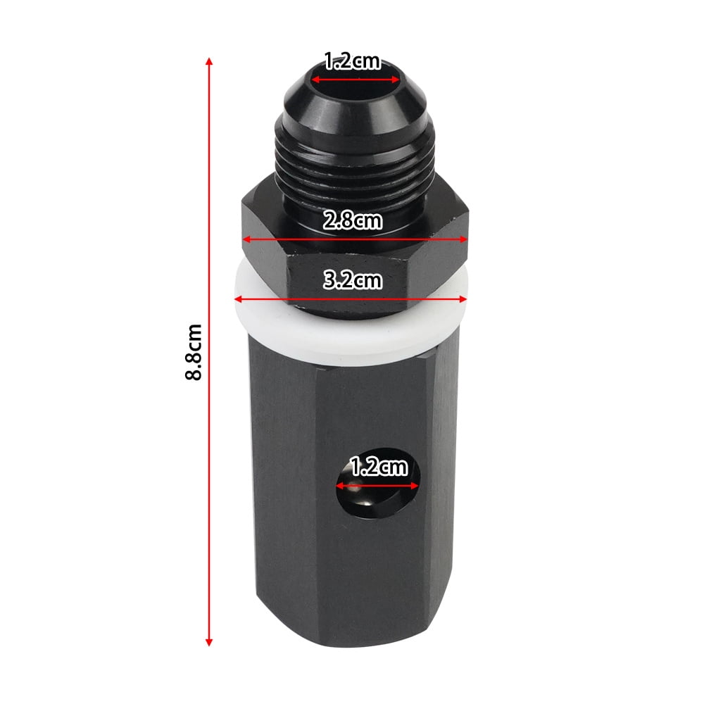 Acaige 10AN Male Fuel Cell Tank Vent Valve Prevent Fuel Leakage ...