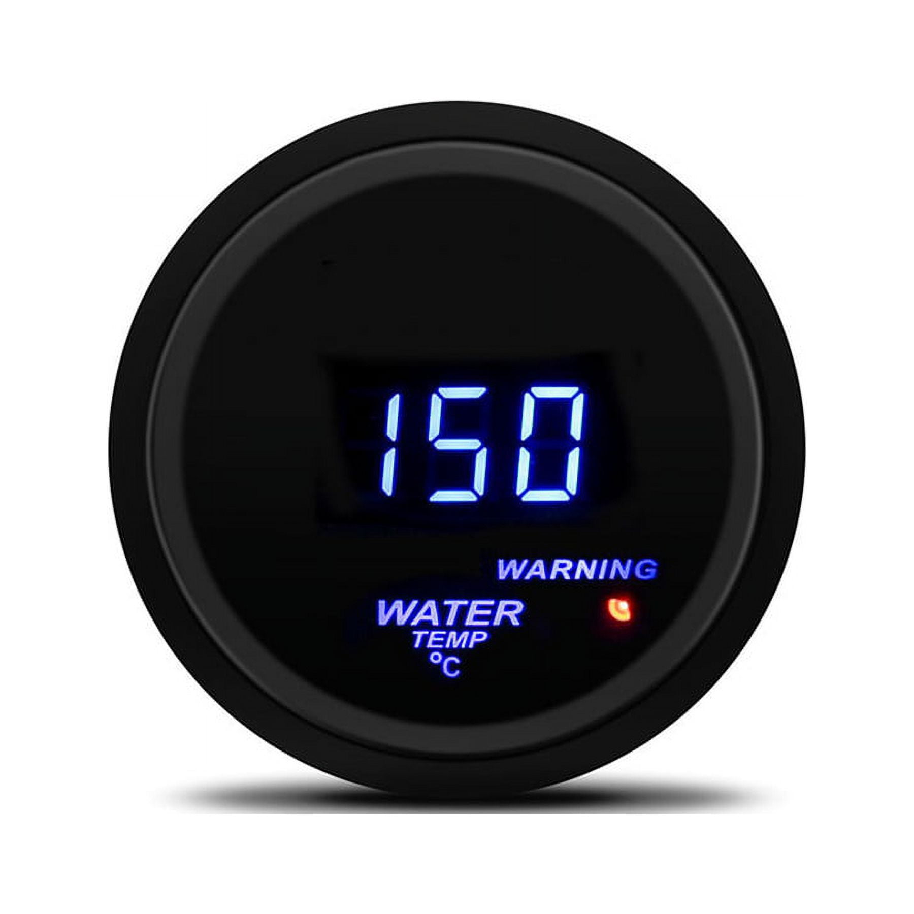 Acaige 2" 52Mm Digital Led Auto Water Temp Temperature Gauge Meter W ...