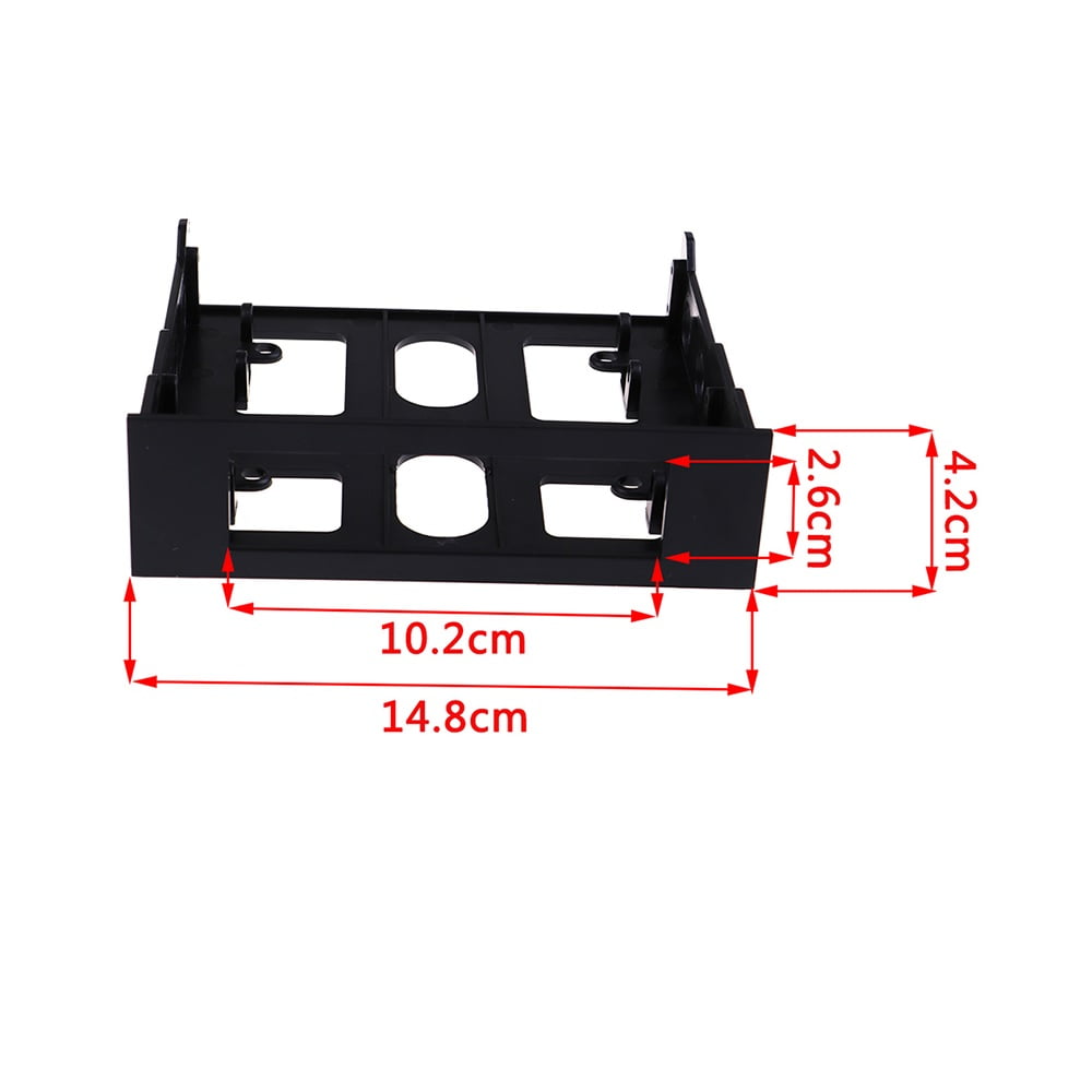 Acaige 3.5" To 5.25" Drive Bay Computer Pc Case Adapter Mounting ...