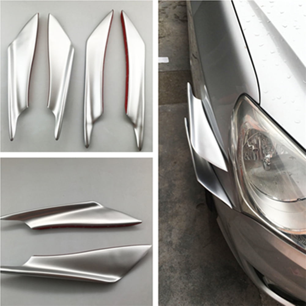 Acaige 4x Car Front Bumper Side Air Splitter Fin Lip Spoiler Canards ...