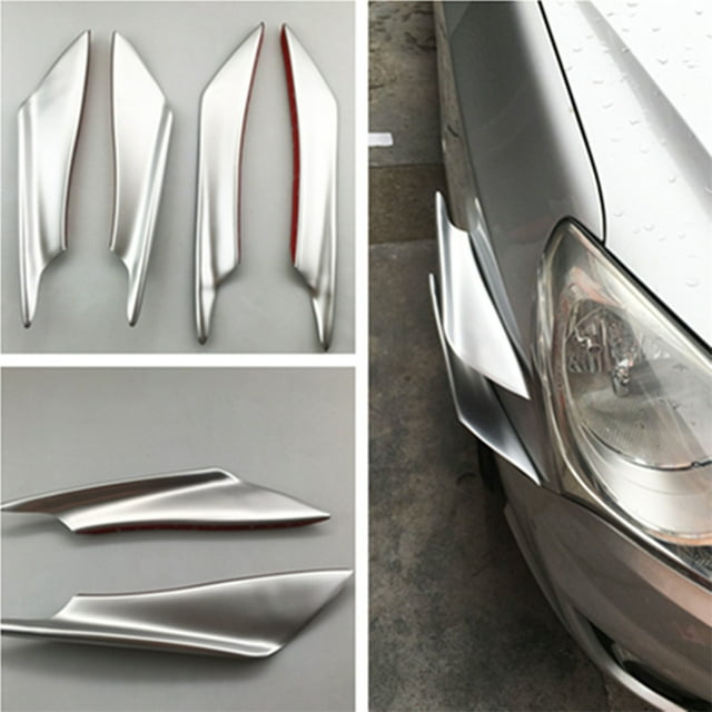 Acaige 4x Car Front Bumper Side Air Splitter Fin Lip Spoiler Canards ...