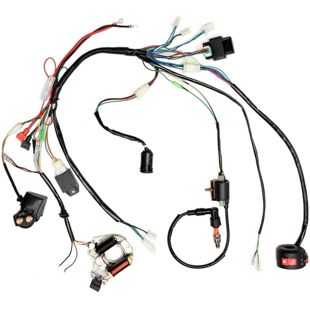 Acaige 50Cc-125Cc Cdi Wire Harness Stator Assembly Wiring Kit For ...