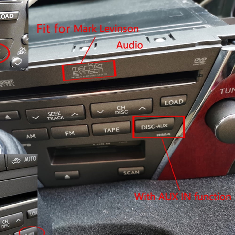 Acaige 6Pin Car Radio Bluetooth Aux Cable For Lexus Is300/Es350/Lx570 ...