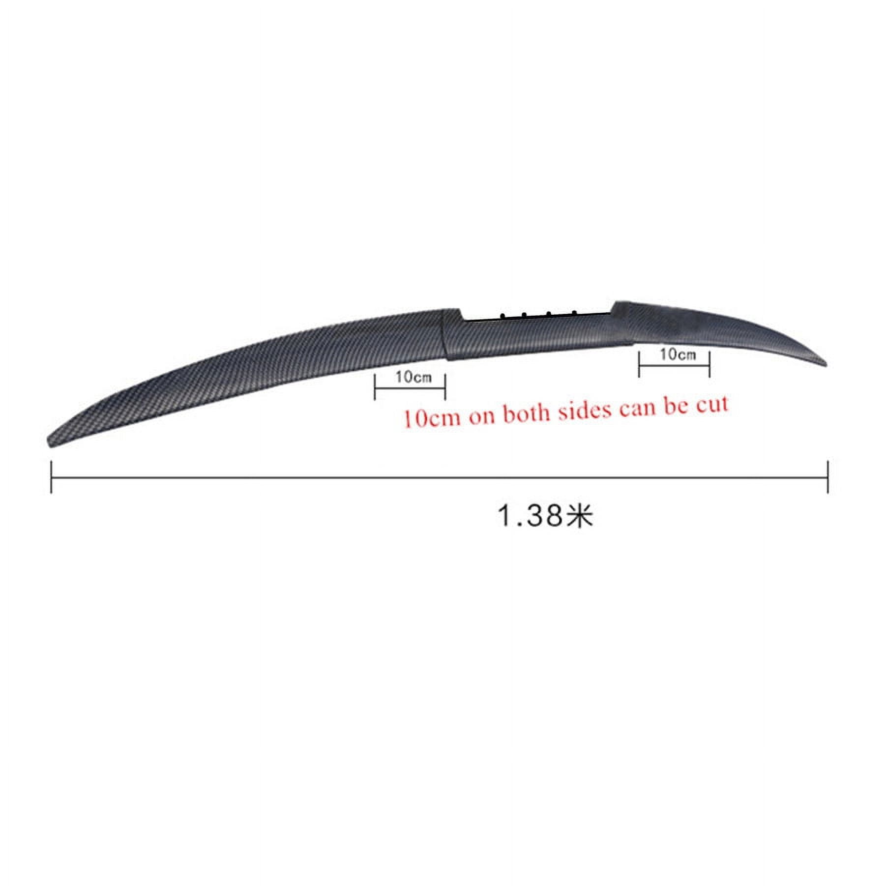 Acaige Glossy Carbon Fiber Color Adjustable Car Rear Roof Lip Blade ...