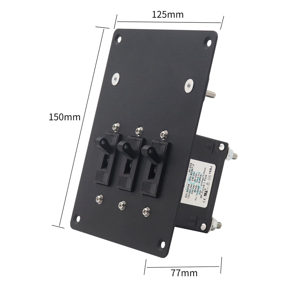 Acaige Manual-Off Hydraulic Circuit Breaker With Integrated 5+2 Way ...