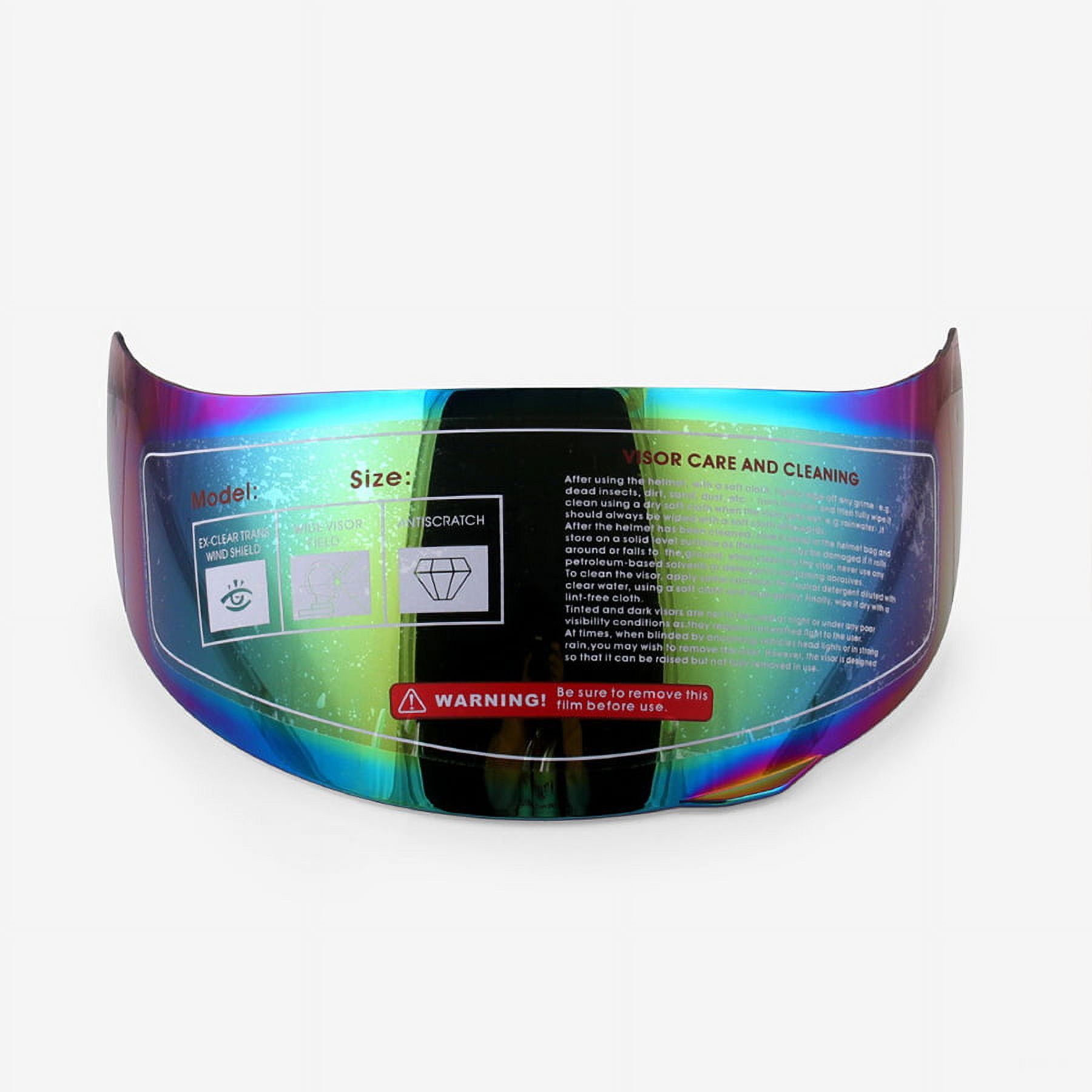 Acaige Motorcycle Helmet Anti Fog Sun Visor Anti-Glare/Uv Motorbike ...