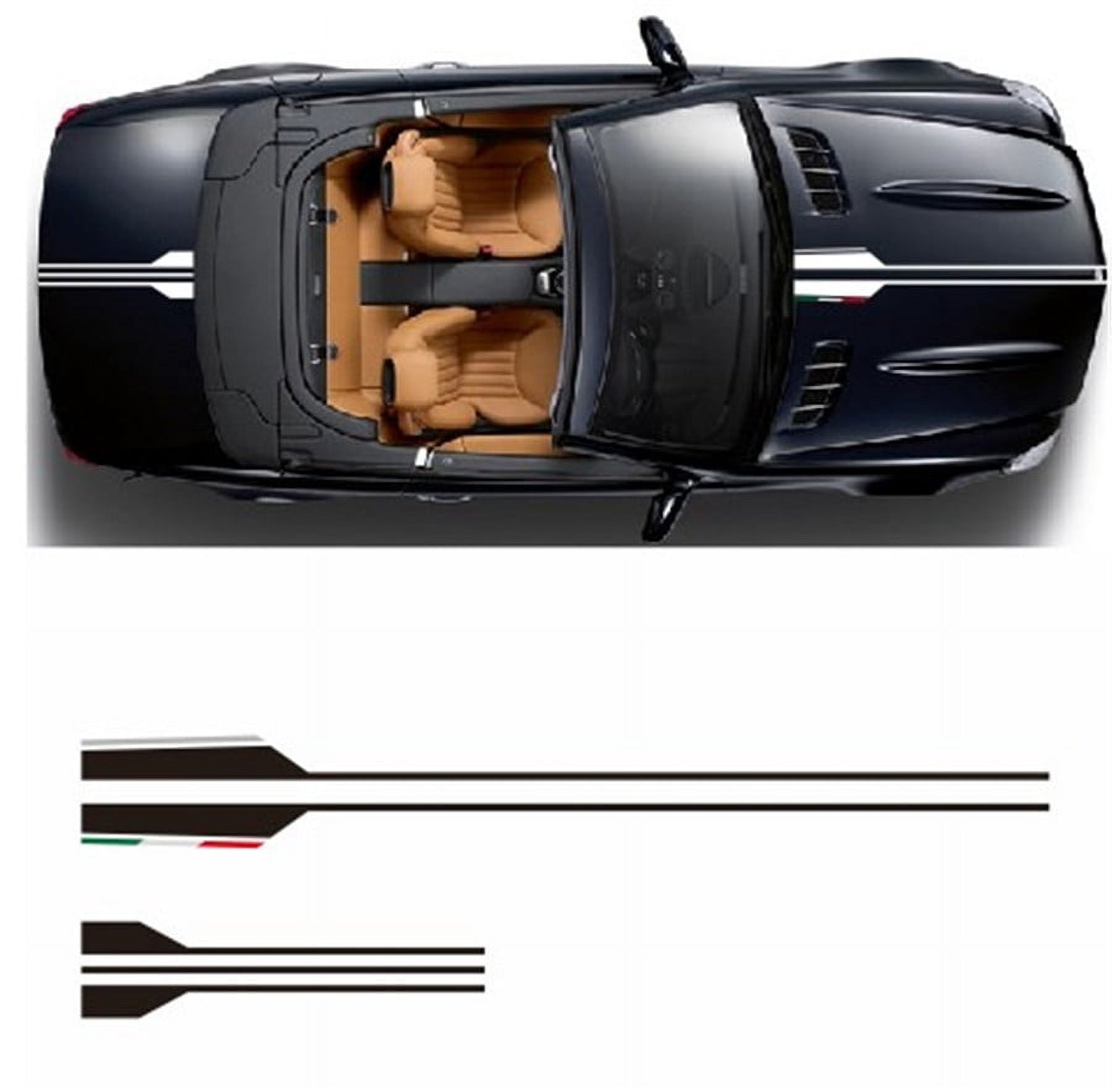 Acaige One Set Vinyl Car Styling Head Sticker Hood Decals Stripe For ...