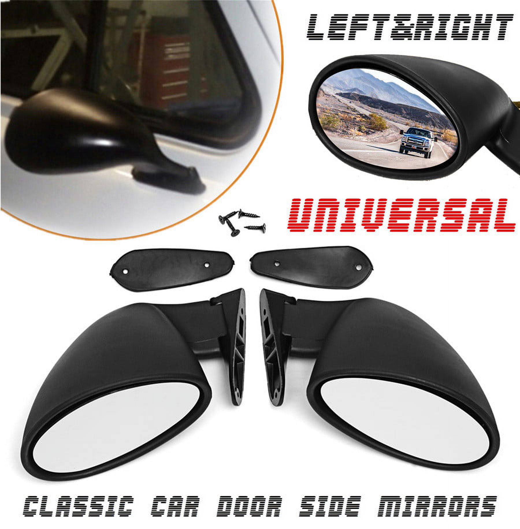 Acaige Pair California Classic Style Door Wing Side Mirror Hot Rod Rat ...