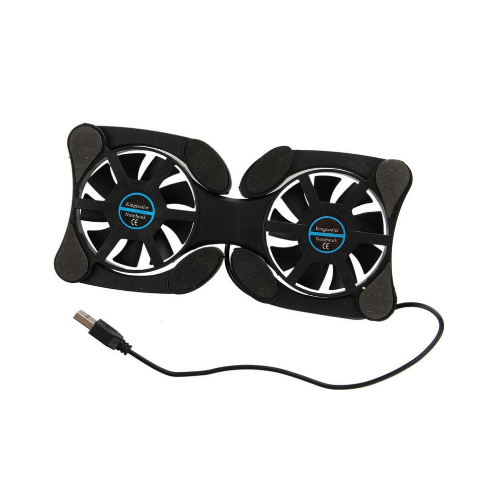 Acaige Usb Dual Laptop Cooling Adjustable Fan Pad Foldable Slim Fans ...