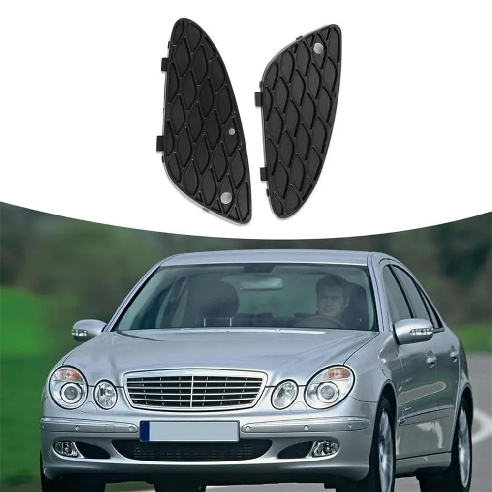 Acaigel 1 Pair Left +right Front Bumper Cover Mesh Grille for Mercedes W211 E-Class E500 ...
