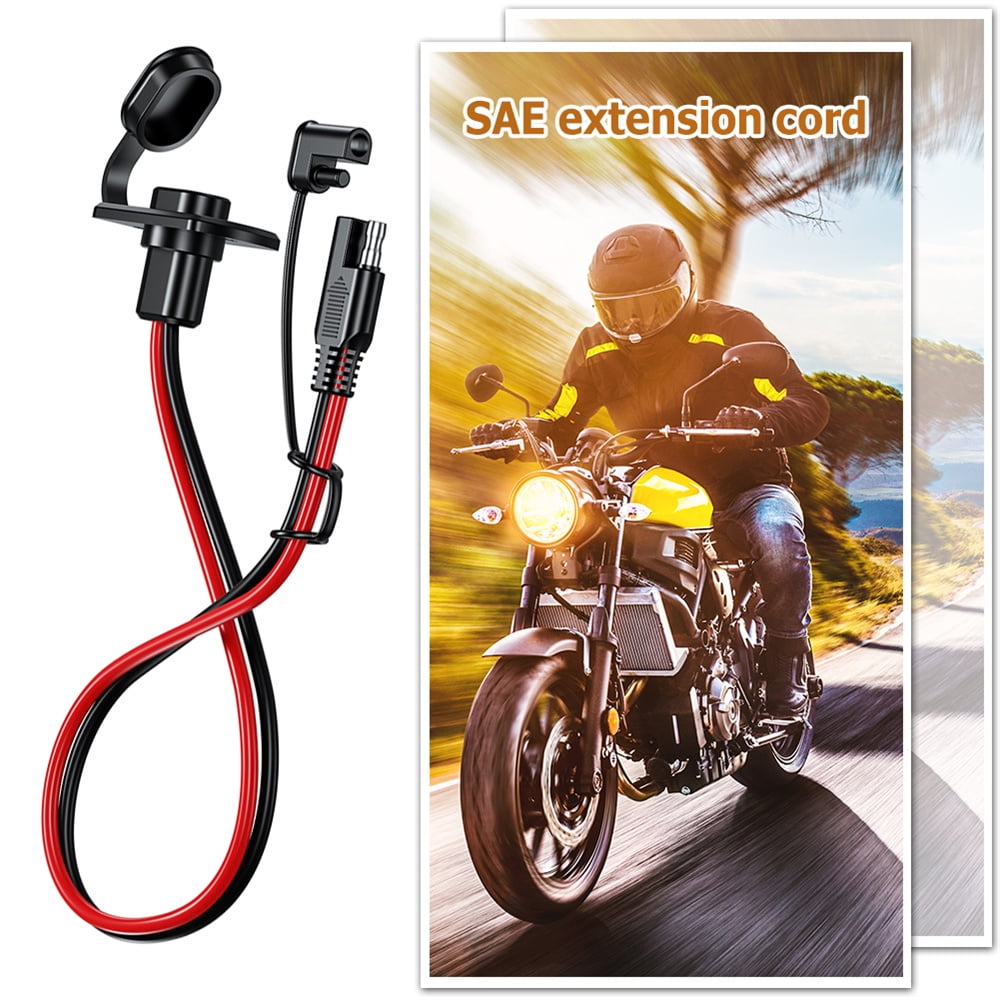 Acaigel 12AWG 30CM SAE Power Socket SAE Waterproof Quick Connect Panel ...