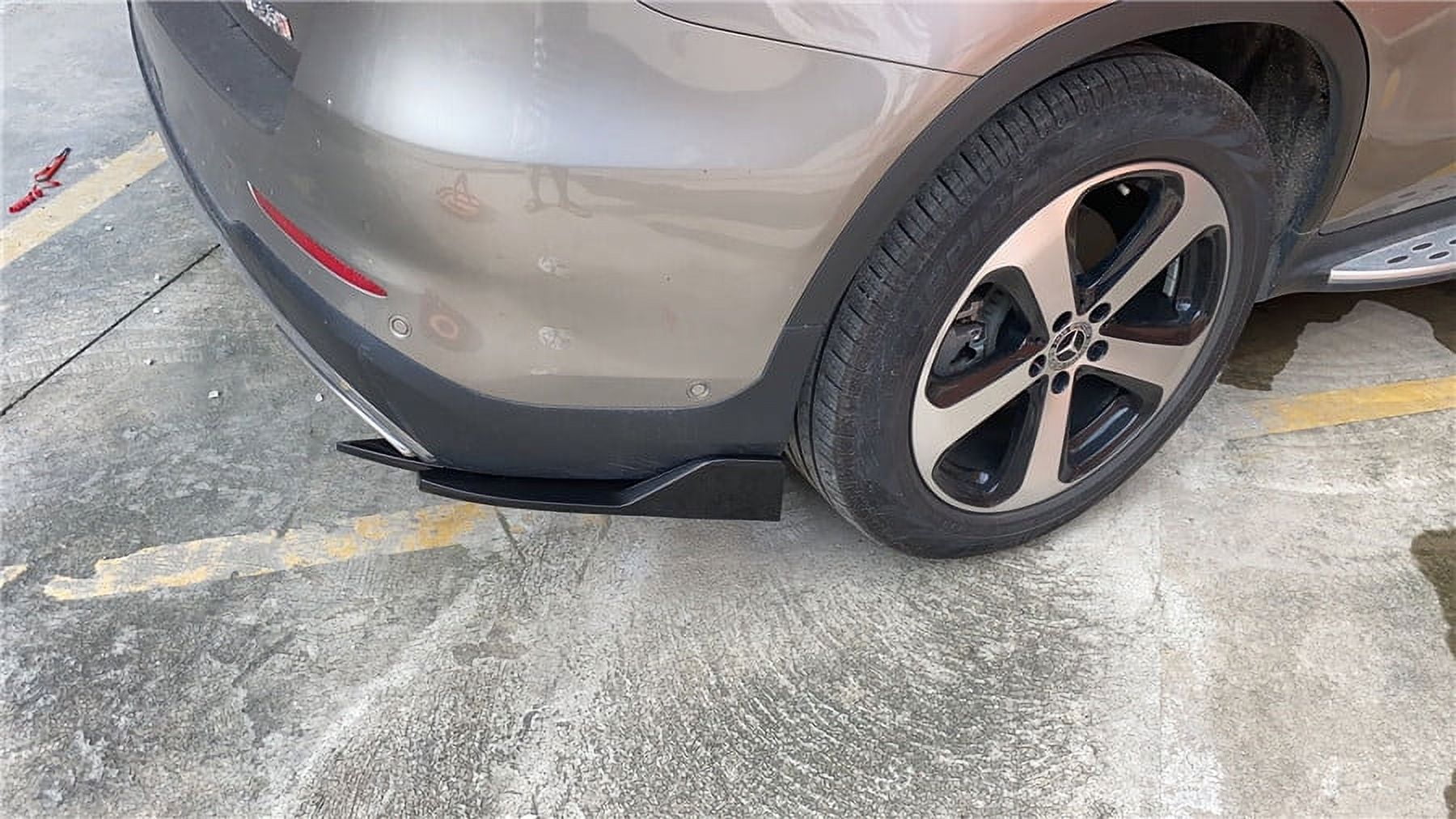 Acaigel 2x Car Rear Bumper Side Blade Splitter Diffuser Winglet Wing ...