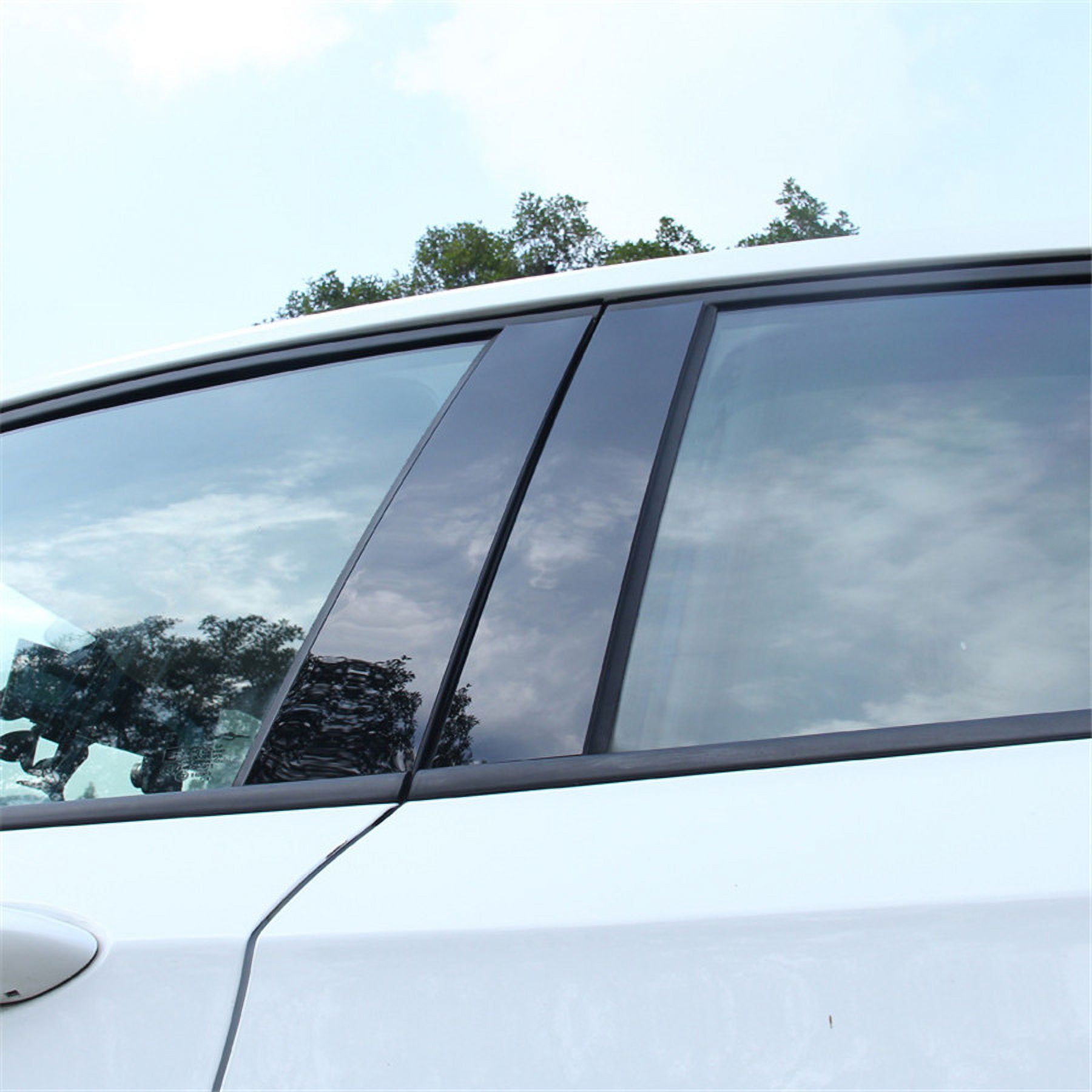 Acaigel 8Pcs Black B Pillar Posts Window Door Trim Cover Fit For 2013 ...