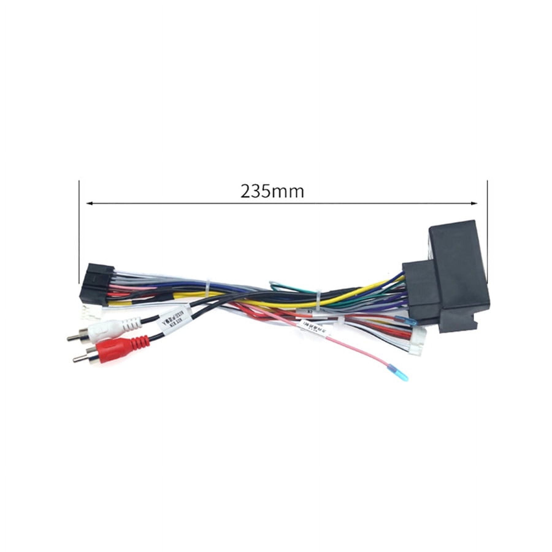 Acaigel Car Stereo Audio 16Pin Android Power Cable Adapter With Canbus ...