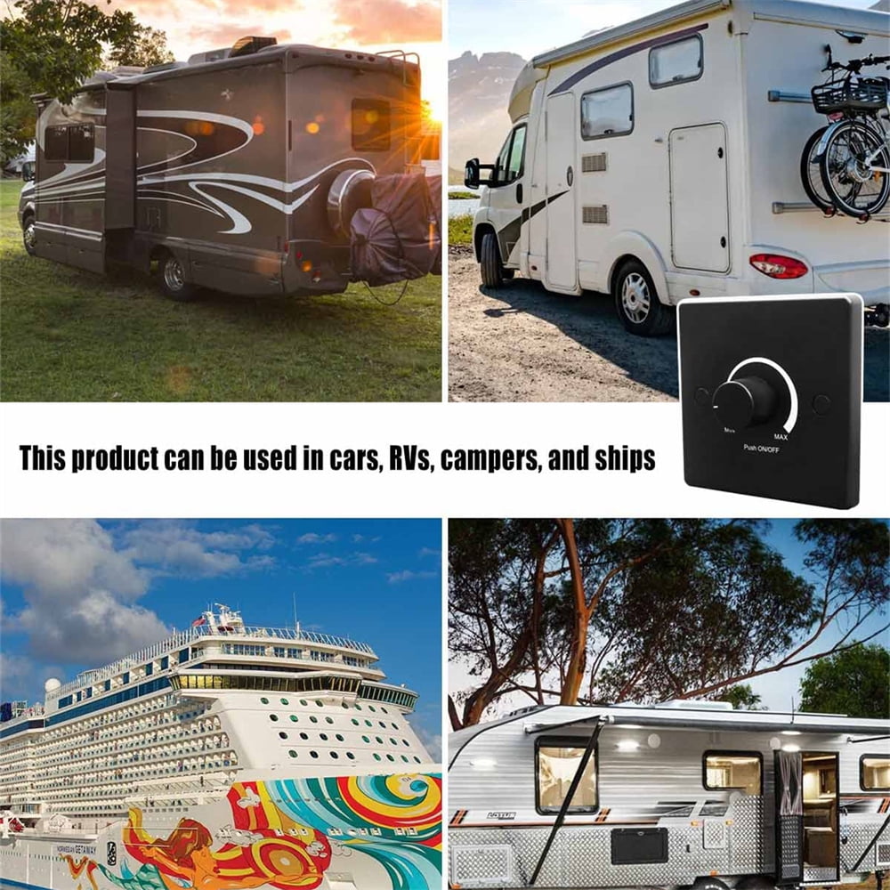 Acaigel Dimmer Switch 12/24V PWM LED Dimmer Switch For RV Boat Truck ...