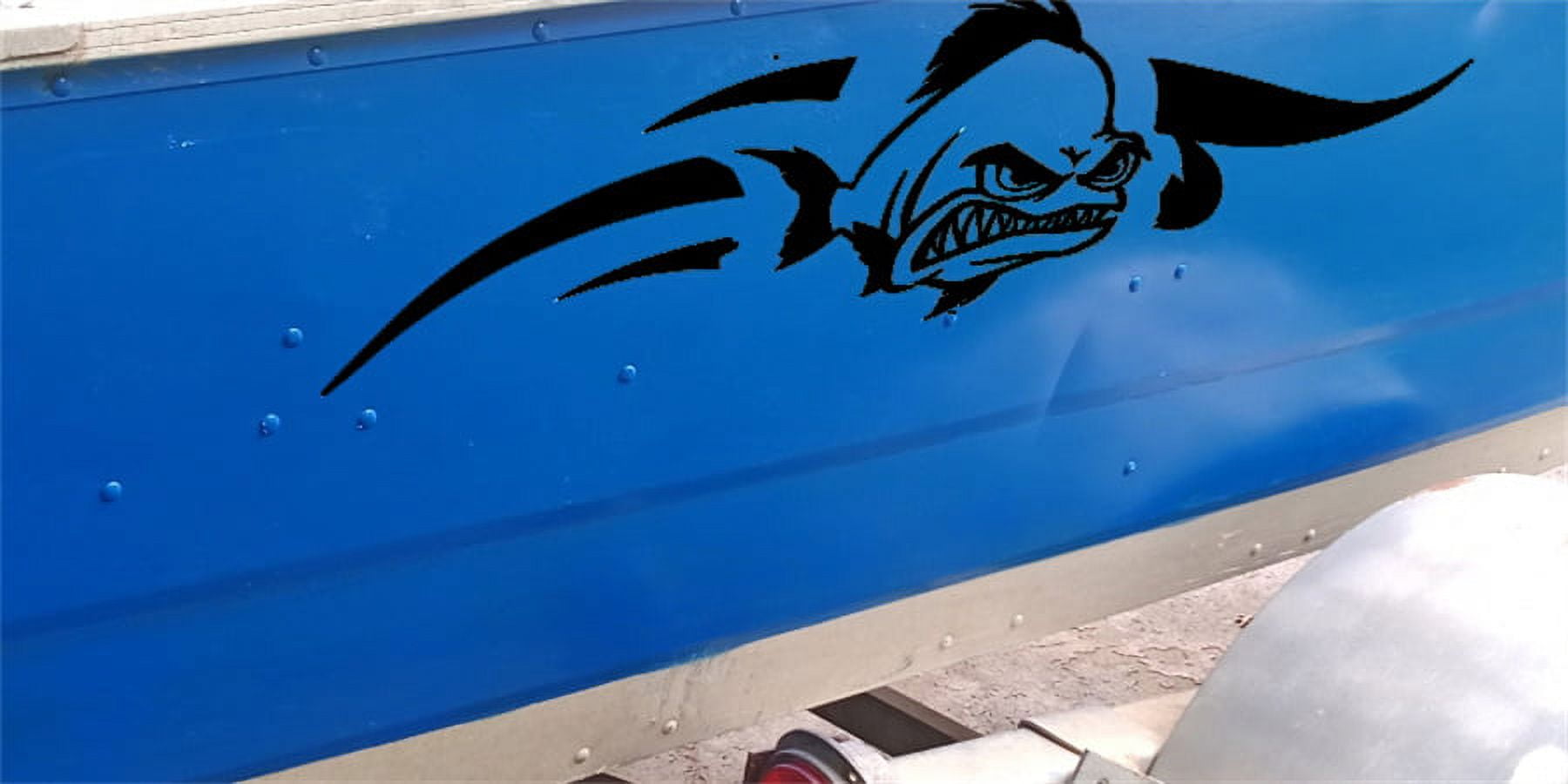 Acaigel Fish Boat Stickers Decal Vinyl Art Pattern Cruise Body Stickers ...